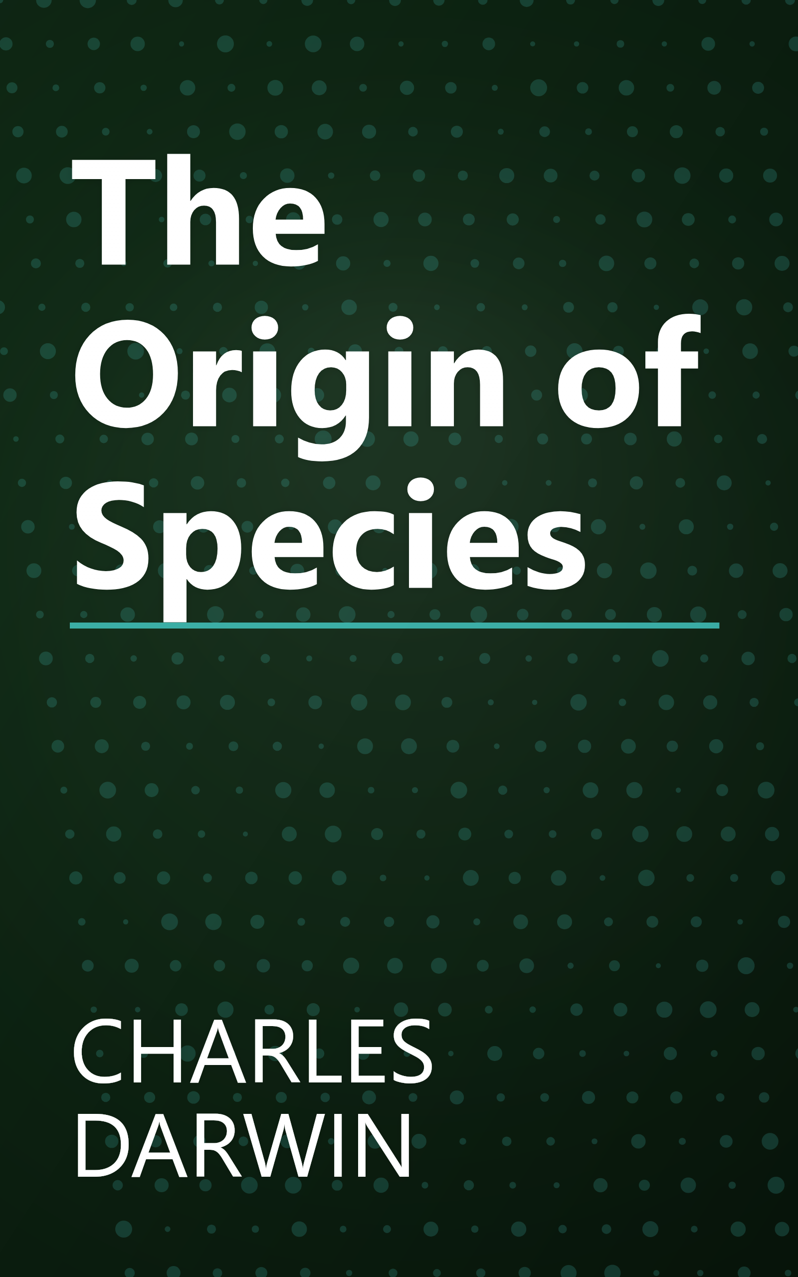 The Origin of Species book cover