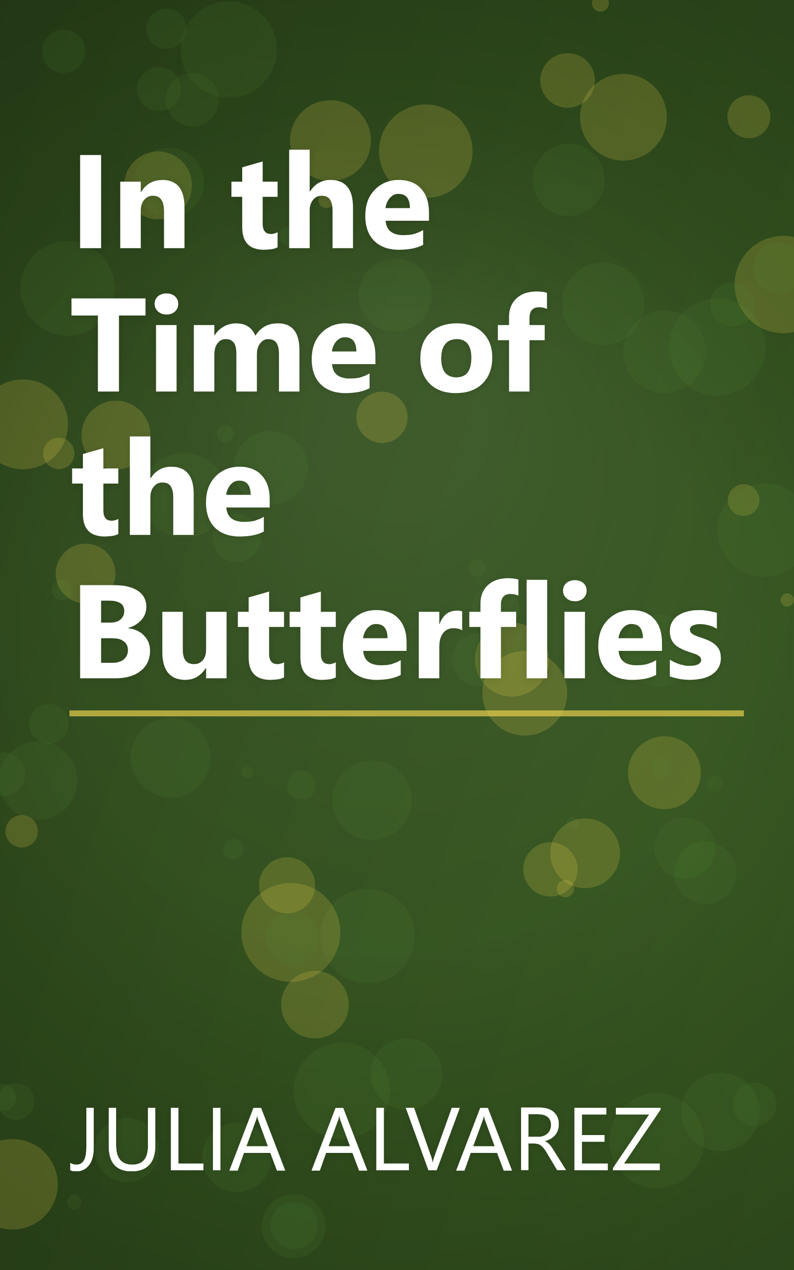In the Time of the Butterflies book cover