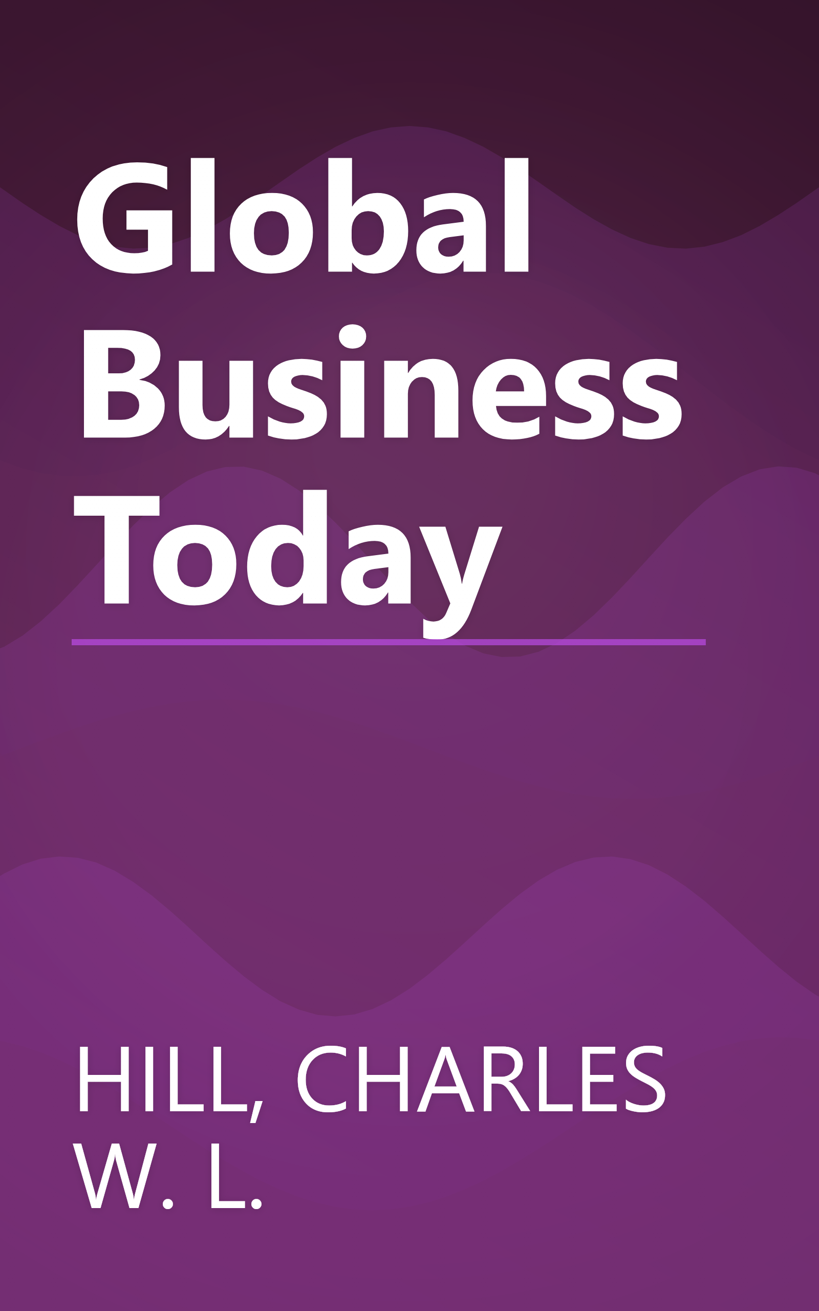 Global Business Today book cover