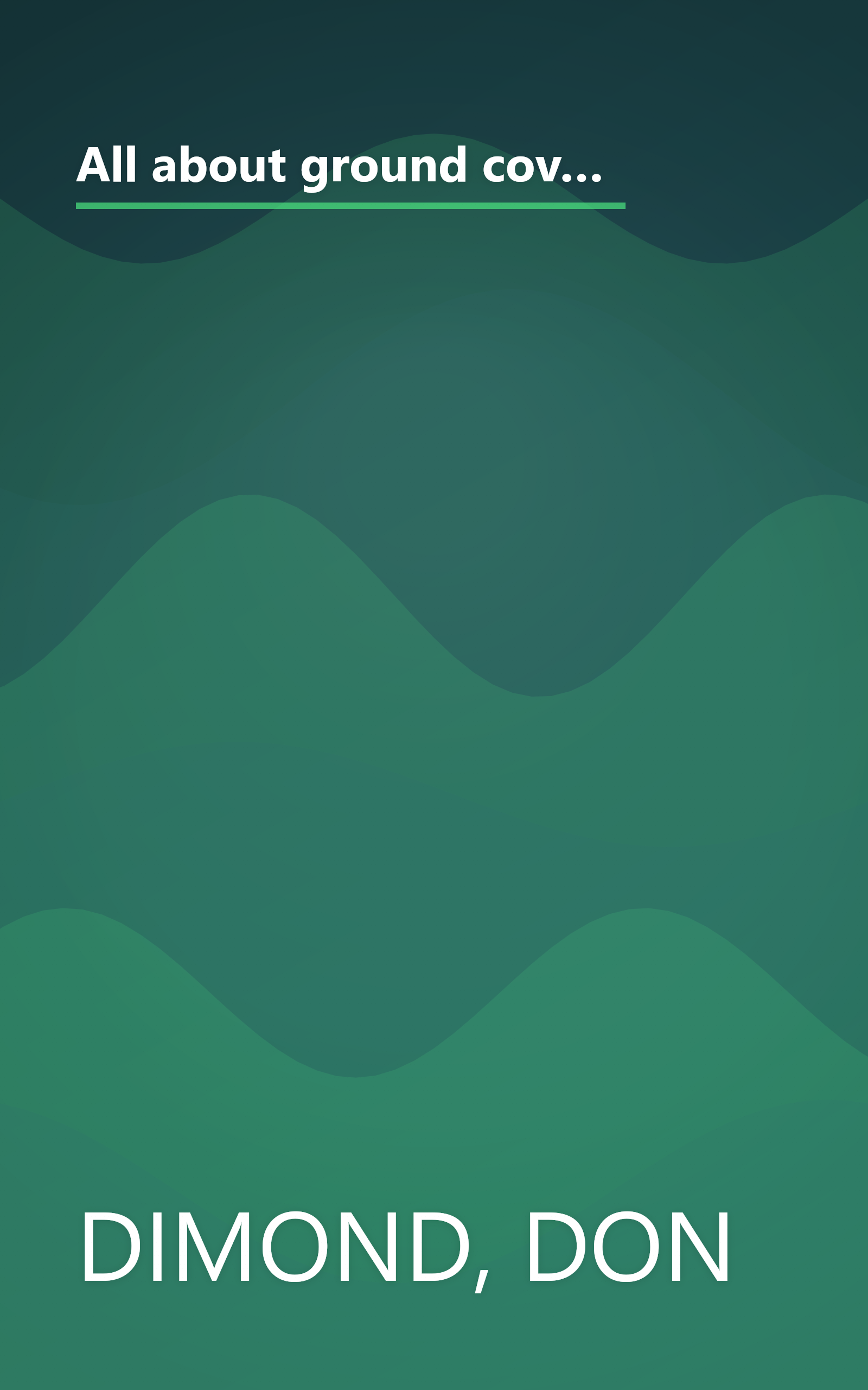 All about ground covers: [for slopes, walkways, rock gardens, wide open spaces, and nooks & crannies] (Ortho book series) book cover