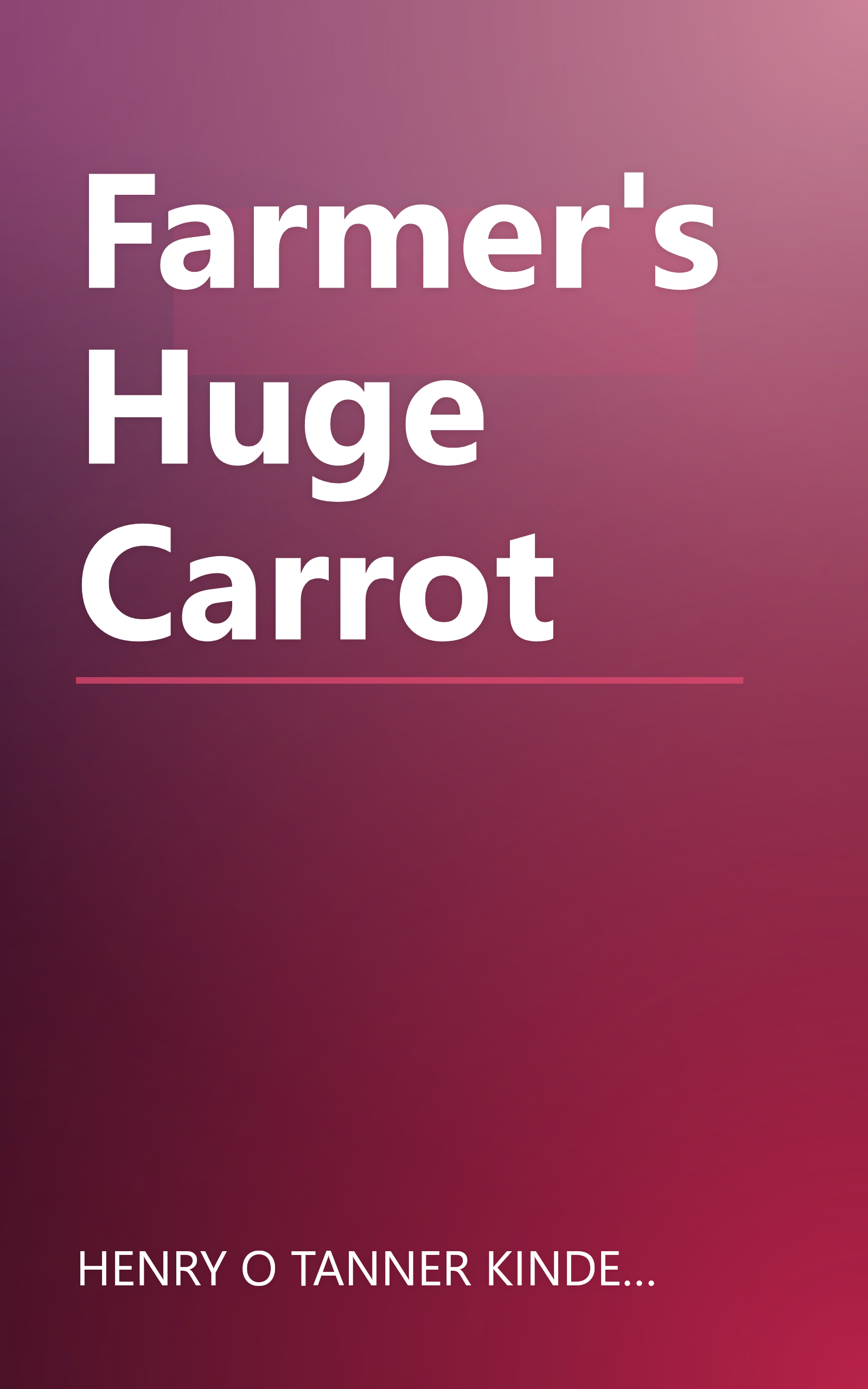 Farmer's Huge Carrot book cover