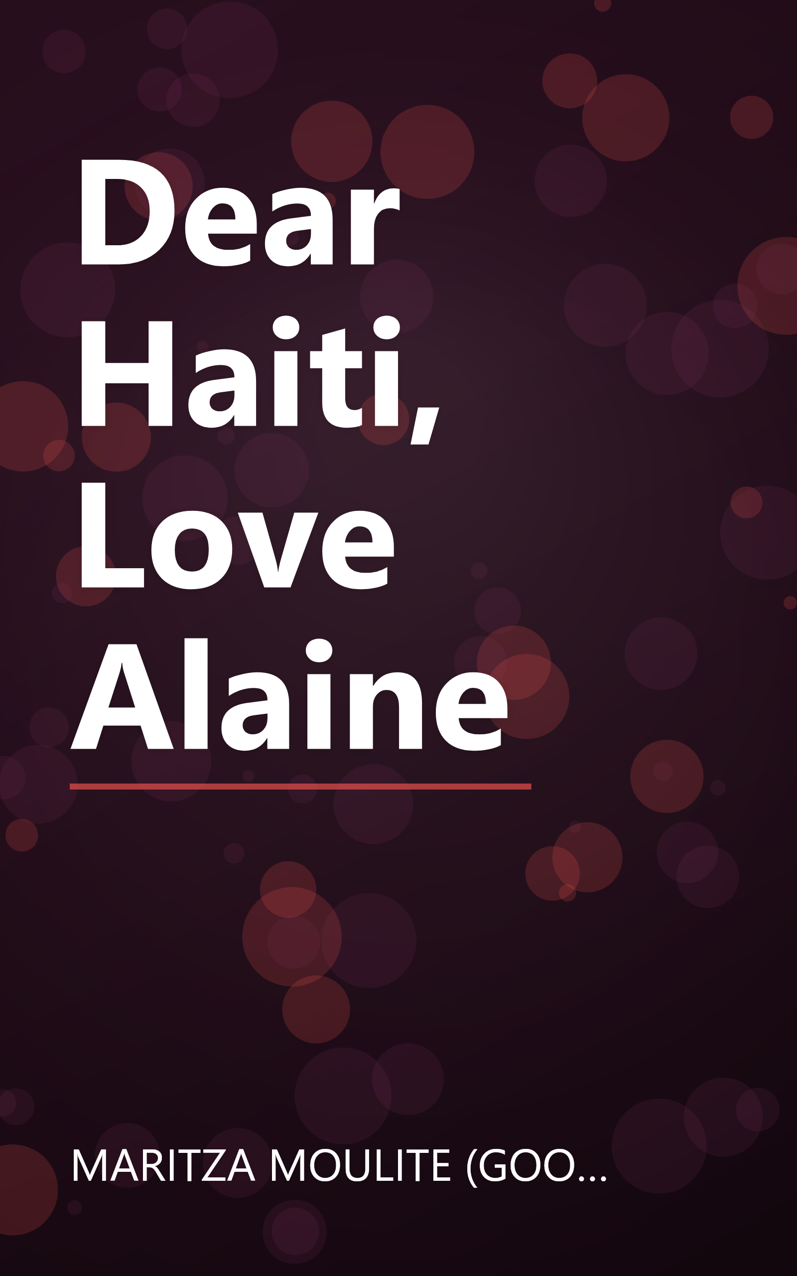 Dear Haiti, Love Alaine book cover