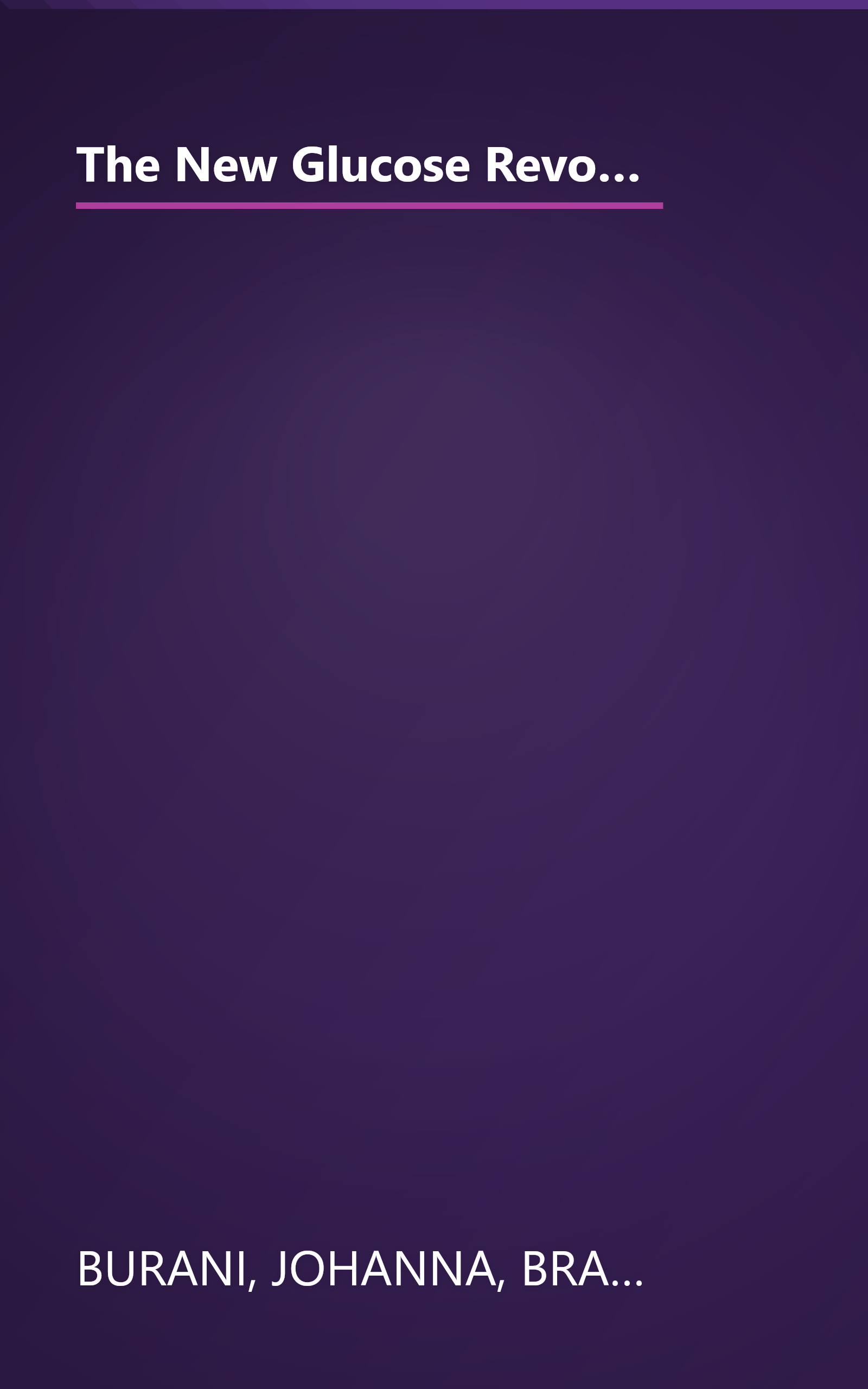 The New Glucose Revolution Life Plan: Discover How to Make the Glycemic Index the Foundation for a Lifetime of Healthy Eating book cover