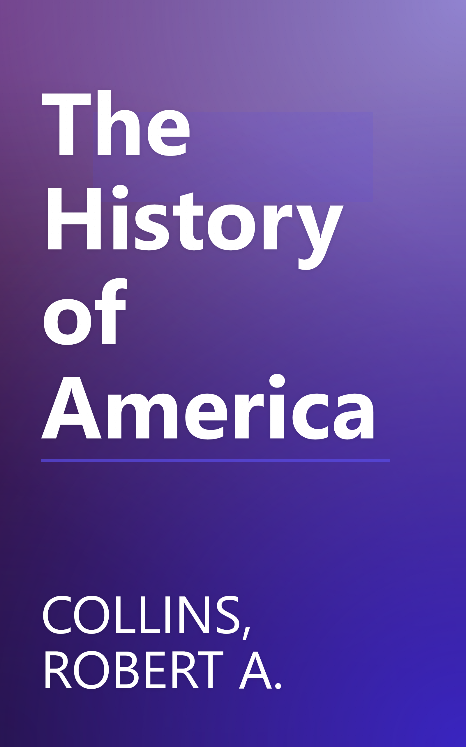 The History of America book cover