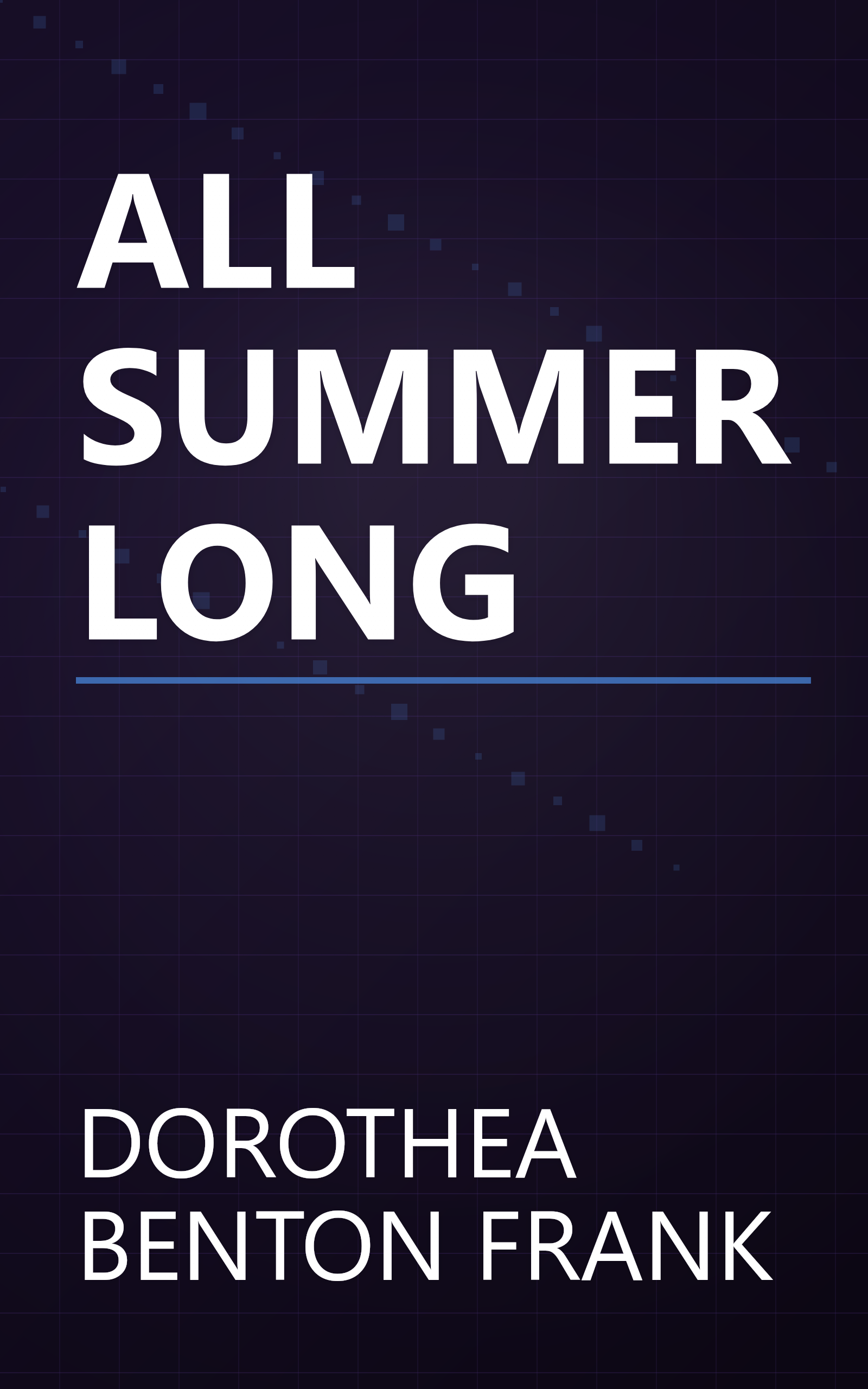 ALL SUMMER LONG book cover