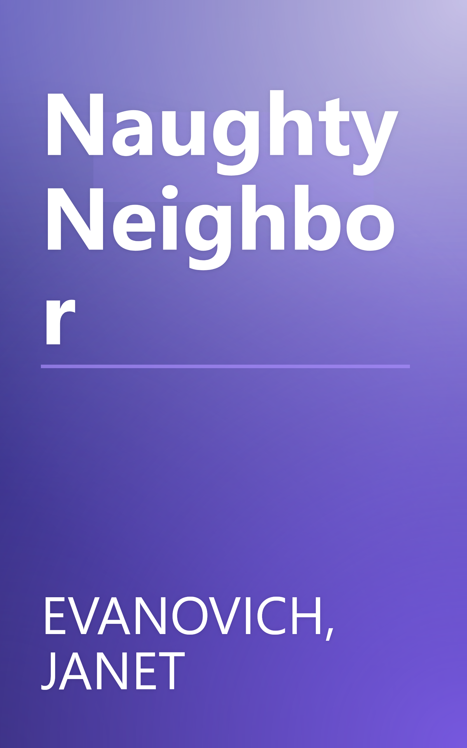 Naughty Neighbor book cover
