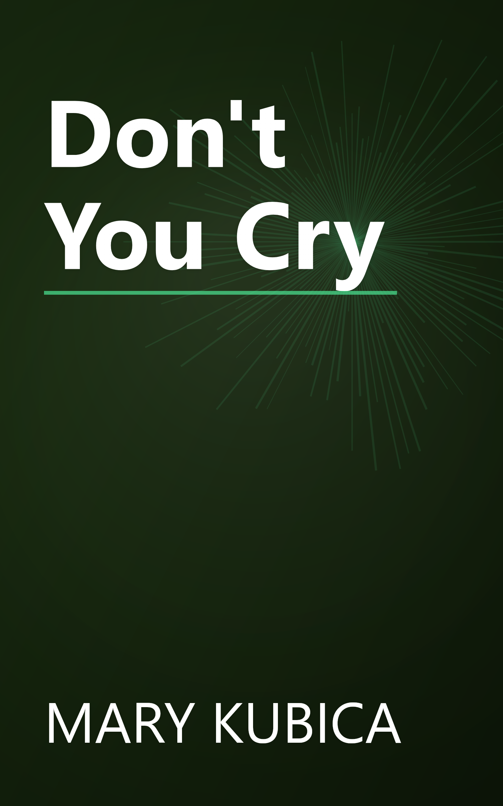 Don't You Cry book cover
