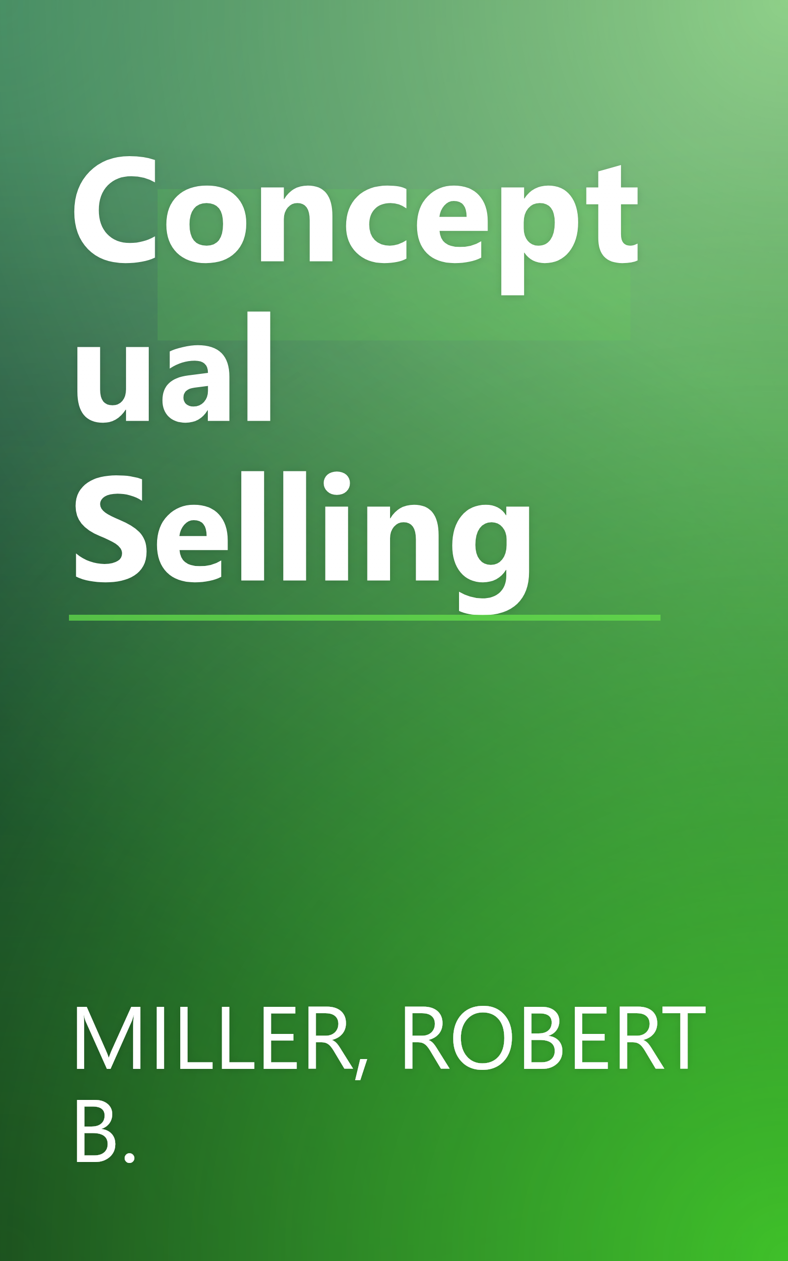 Conceptual Selling book cover