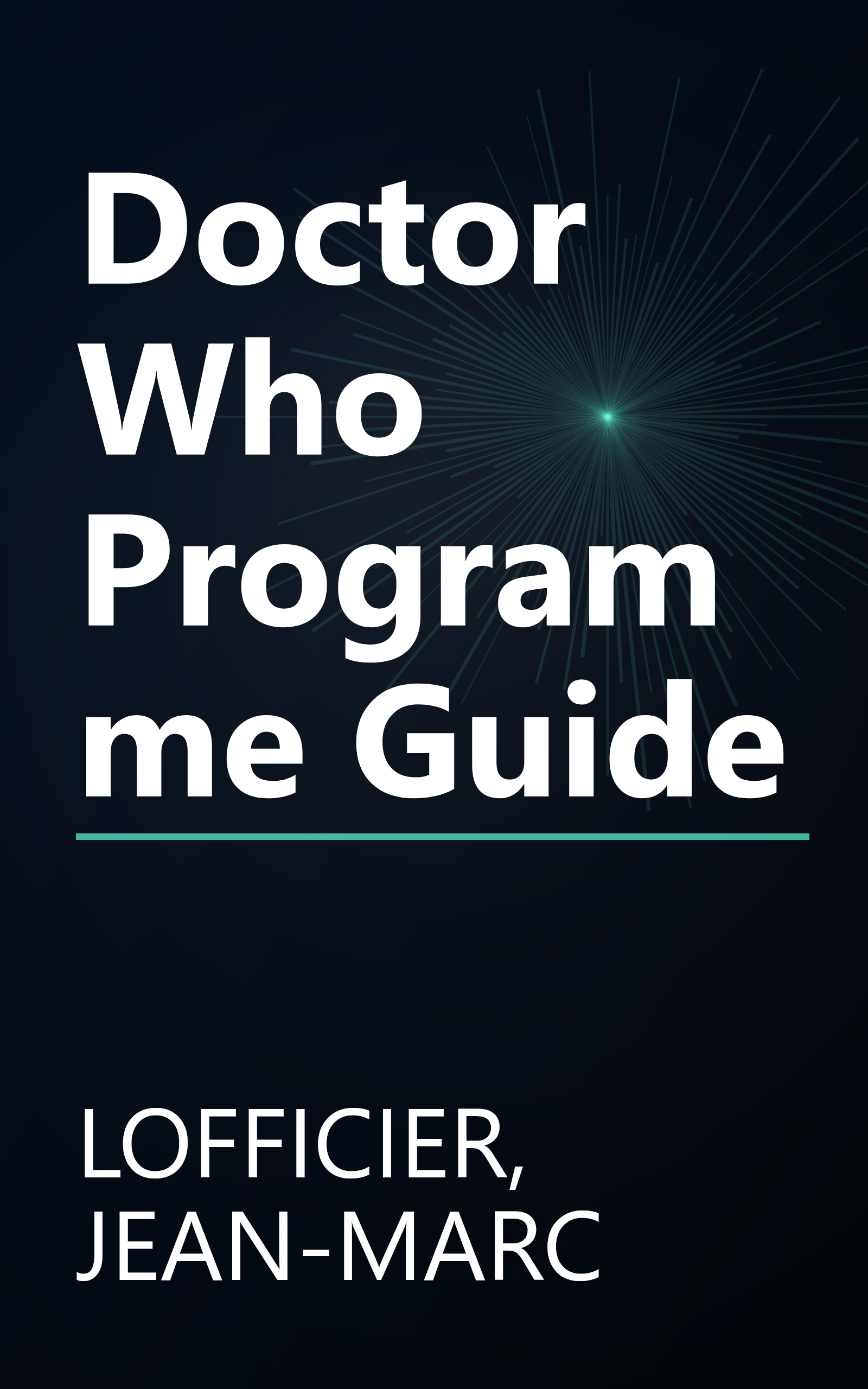 Doctor Who Programme Guide book cover