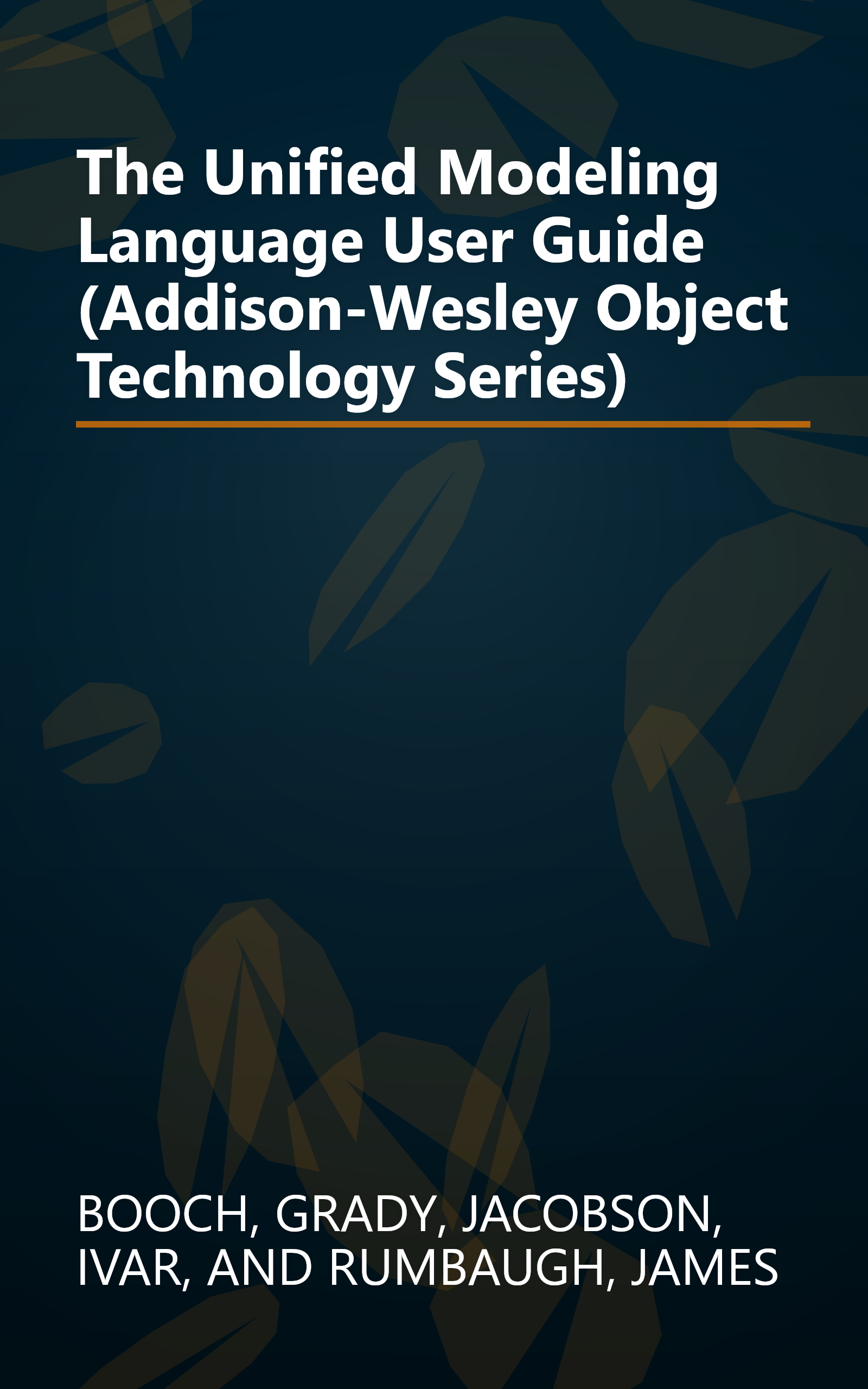 The Unified Modeling Language User Guide (Addison-Wesley Object Technology Series) book cover