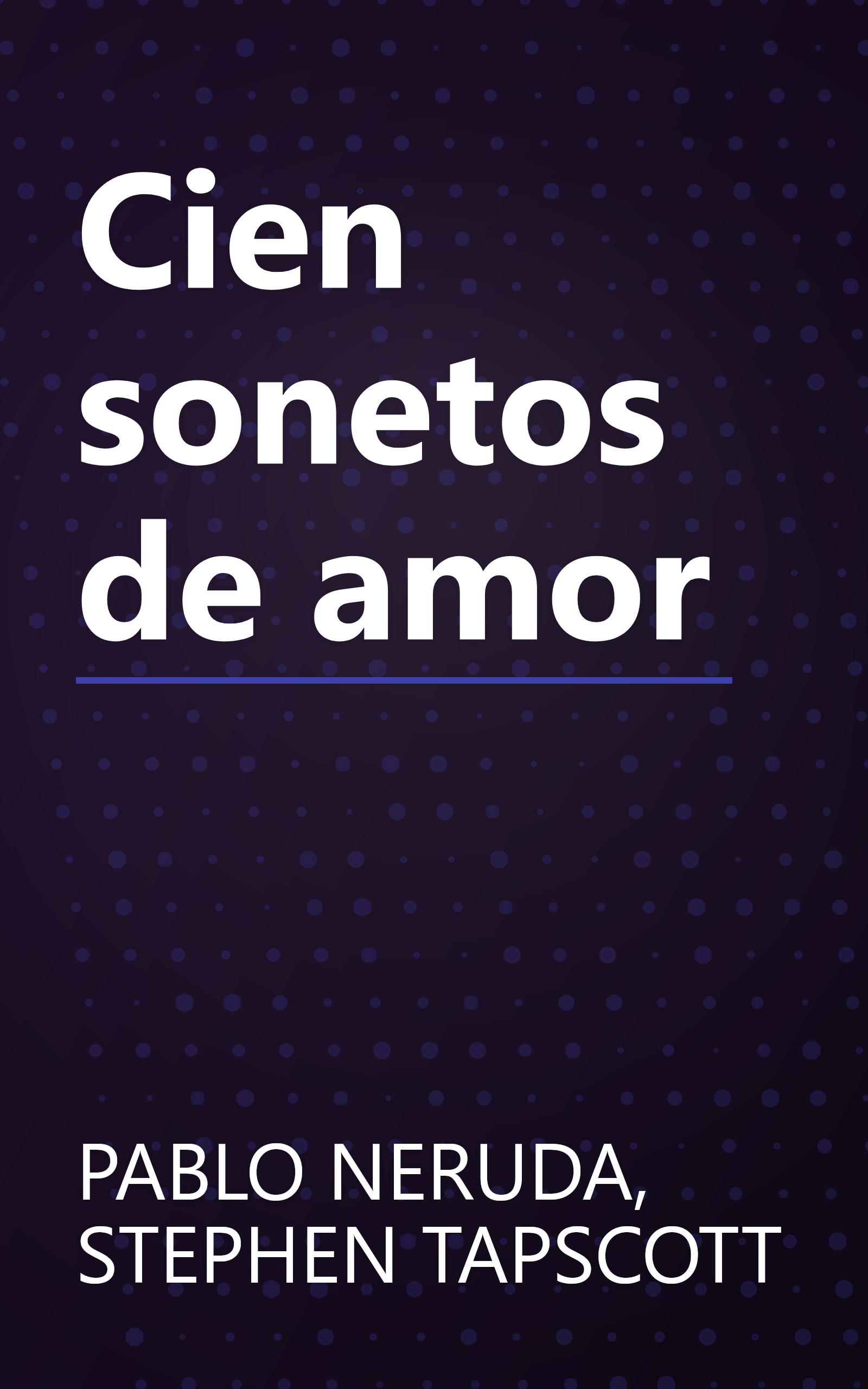 Cien sonetos de amor book cover