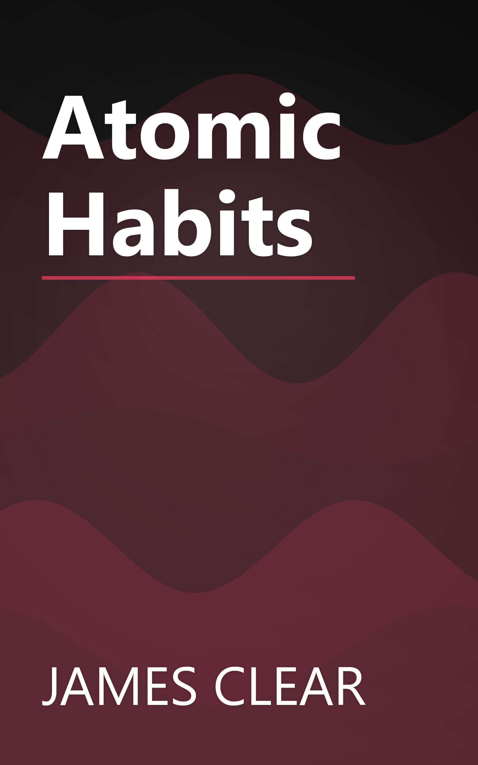 Atomic Habits book cover