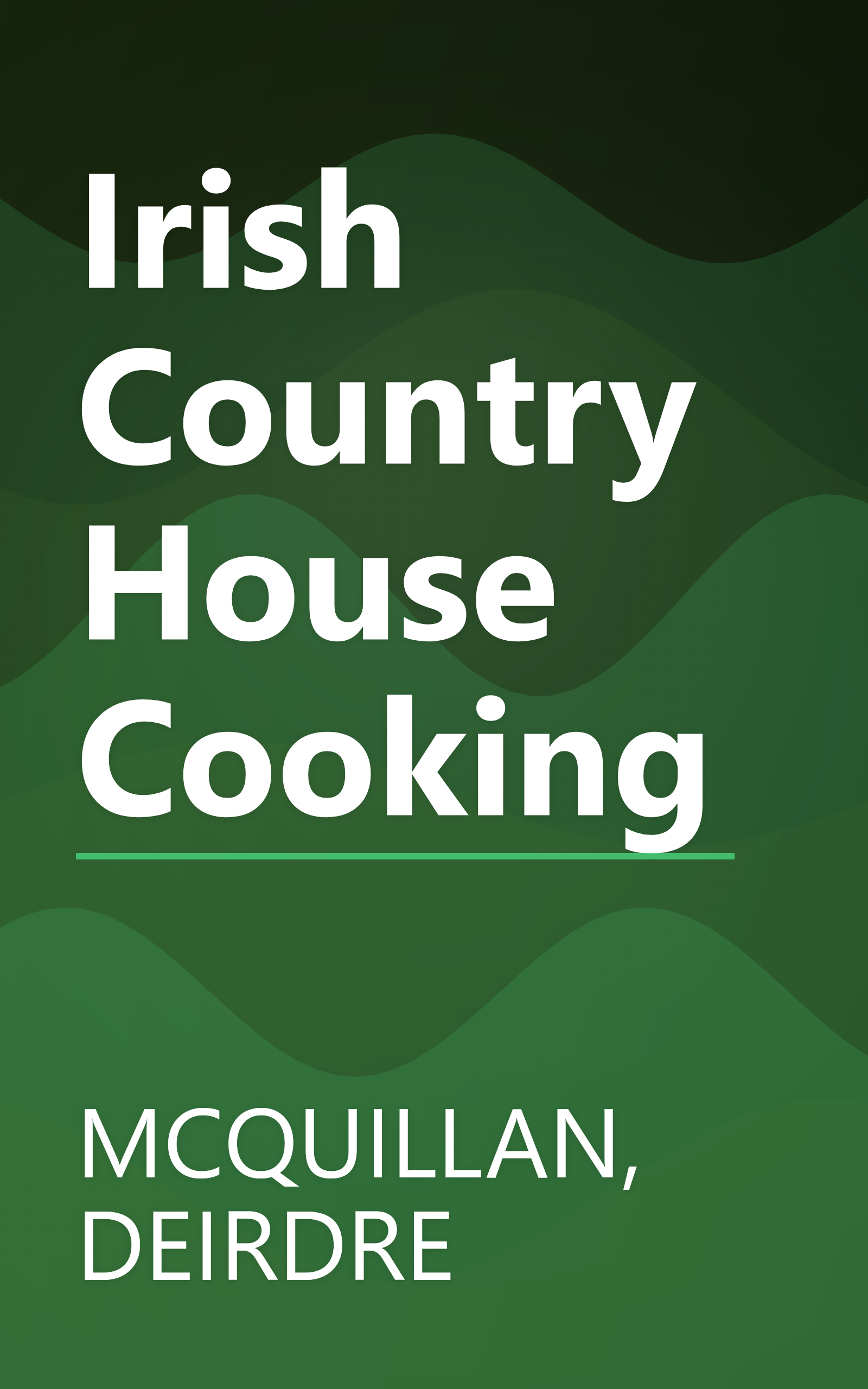Irish Country House Cooking book cover