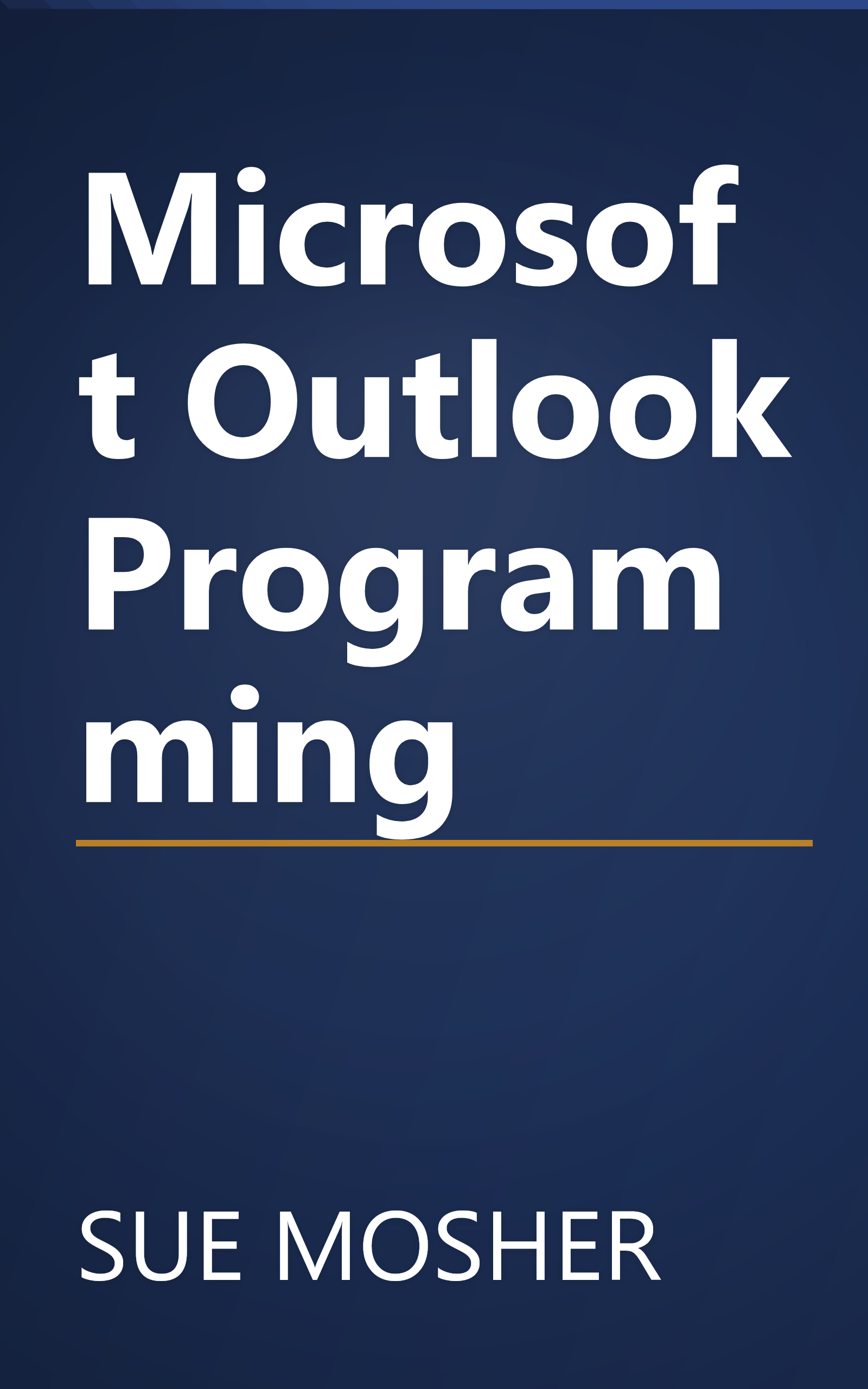 Microsoft Outlook Programming book cover