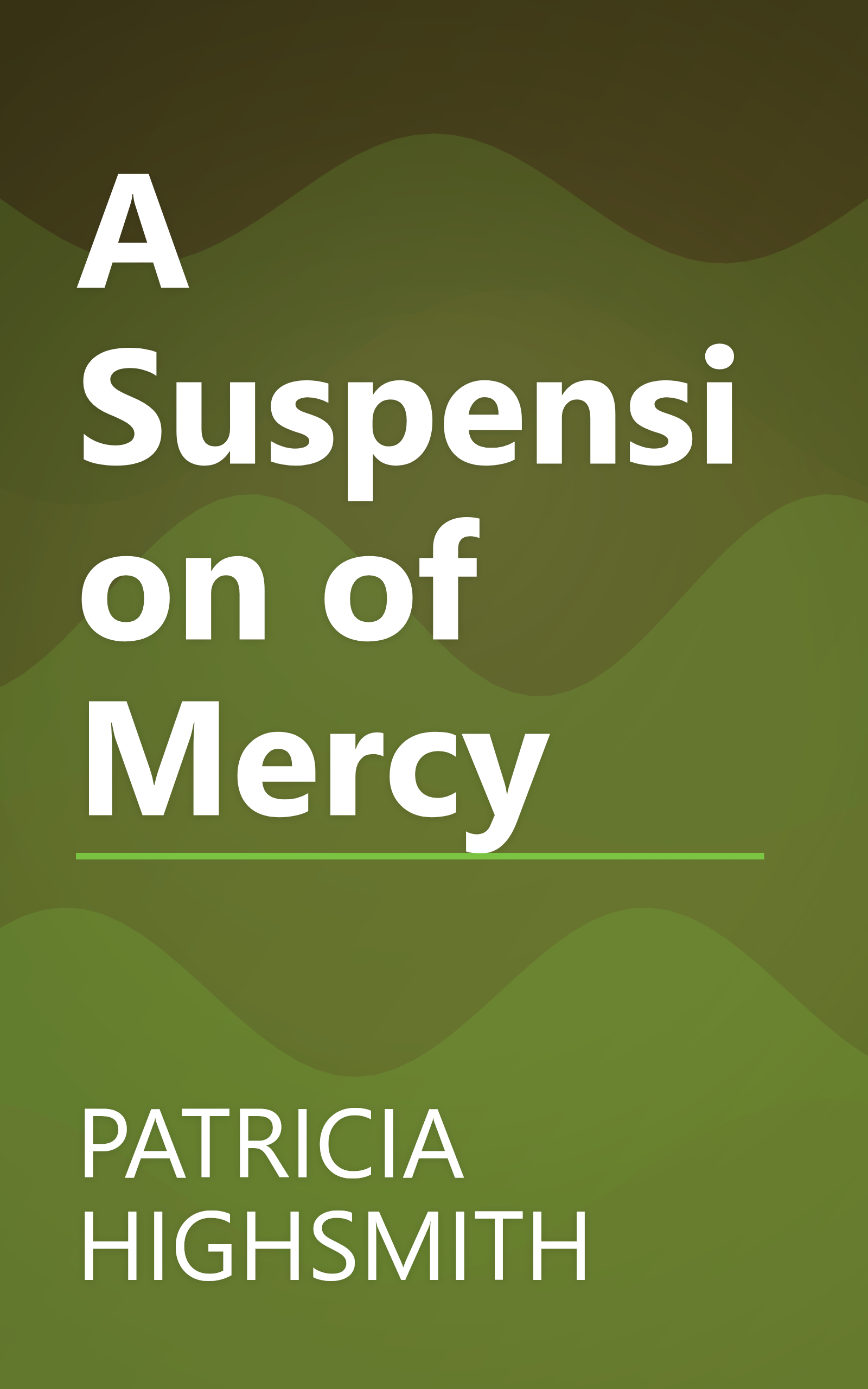 A Suspension of Mercy book cover