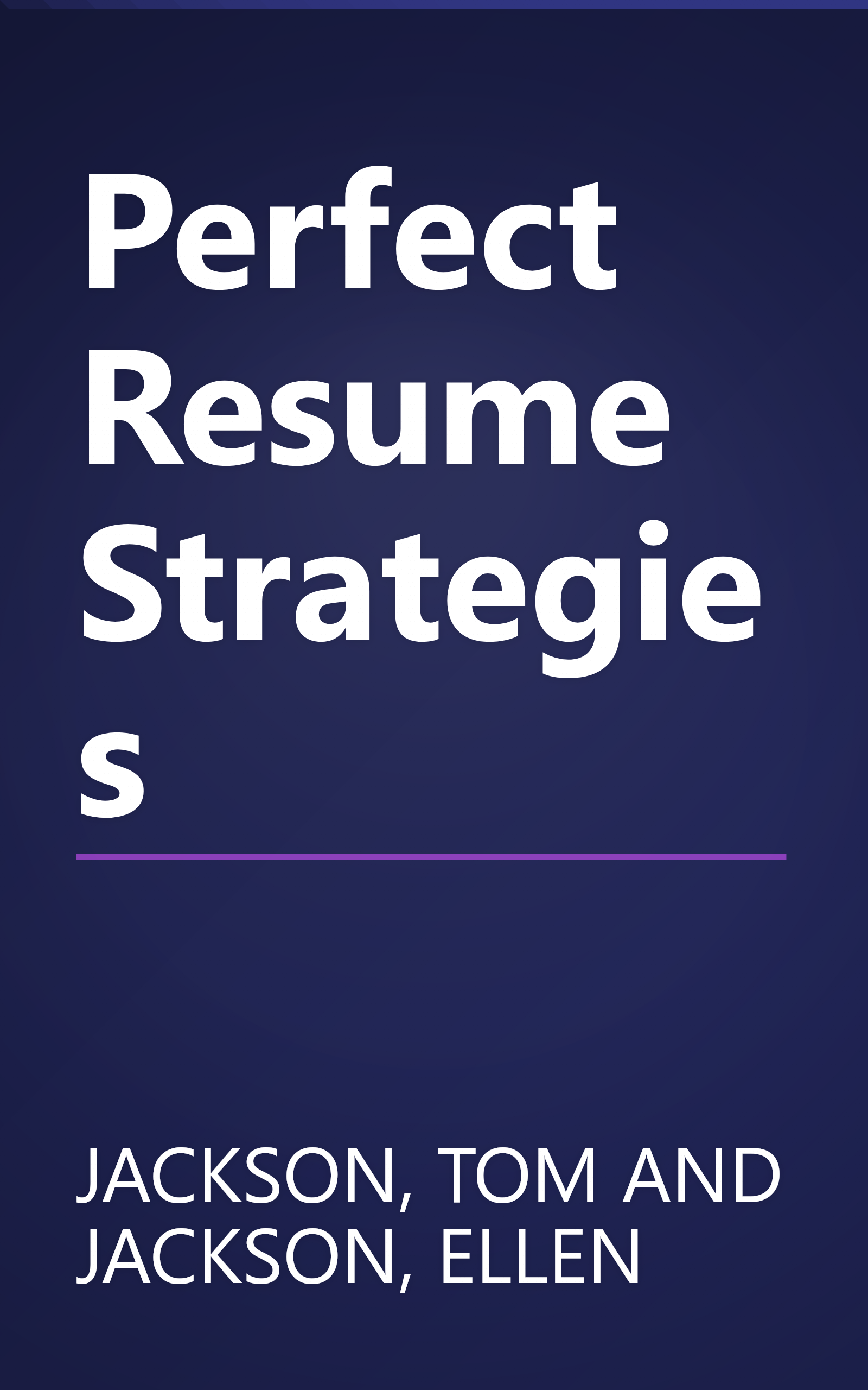 Perfect Resume Strategies book cover