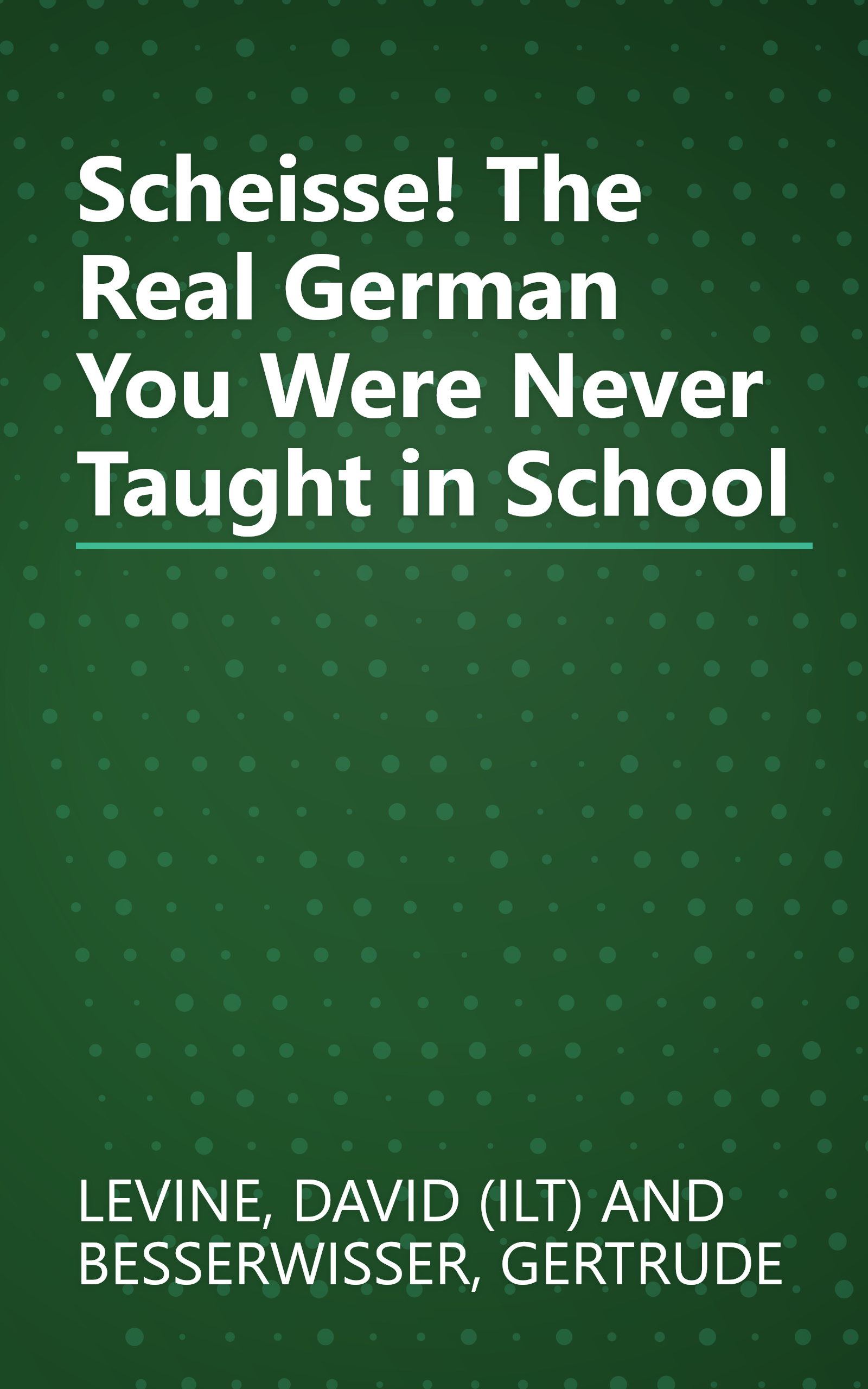 Scheisse! The Real German You Were Never Taught in School book cover