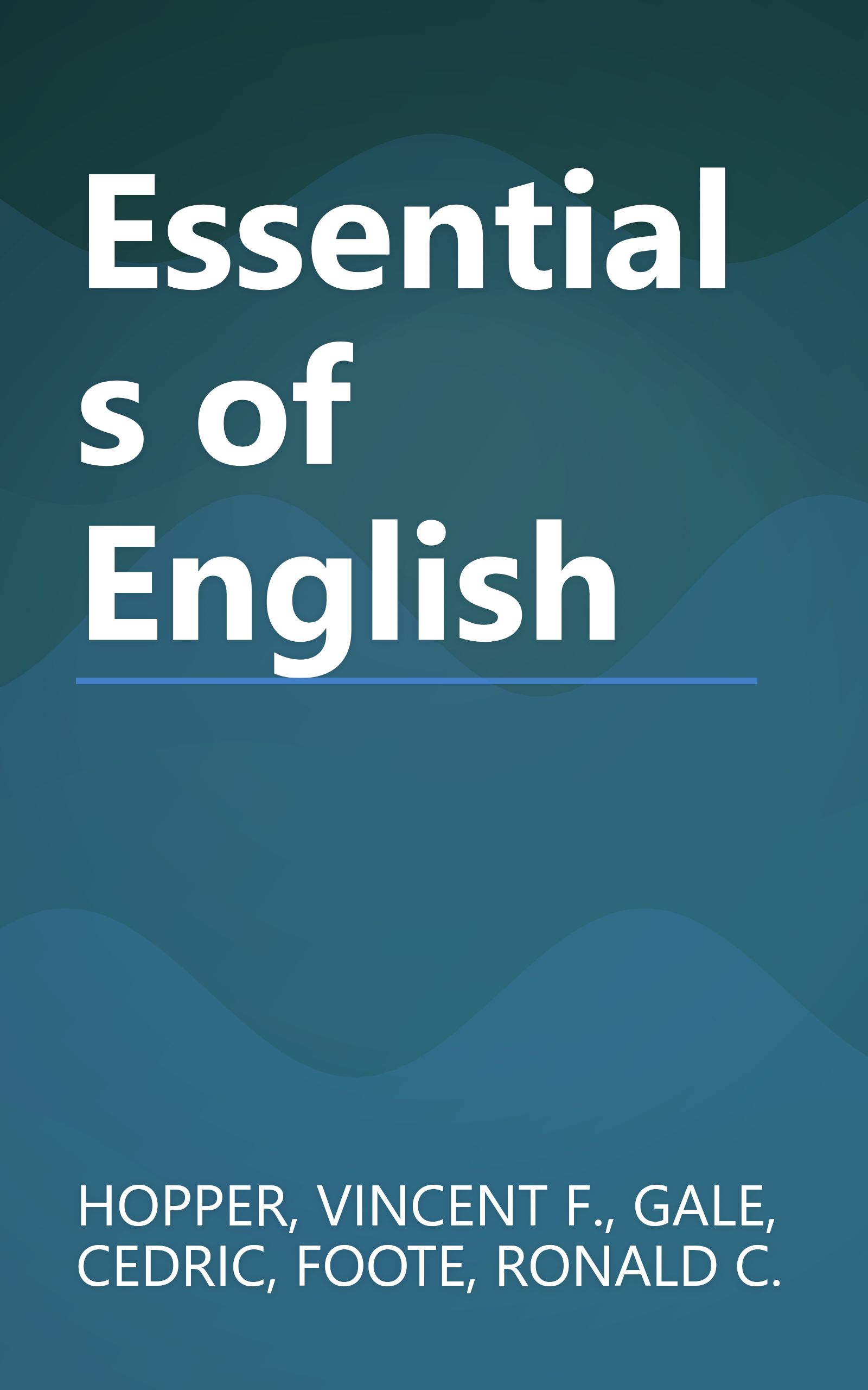 Essentials of English book cover