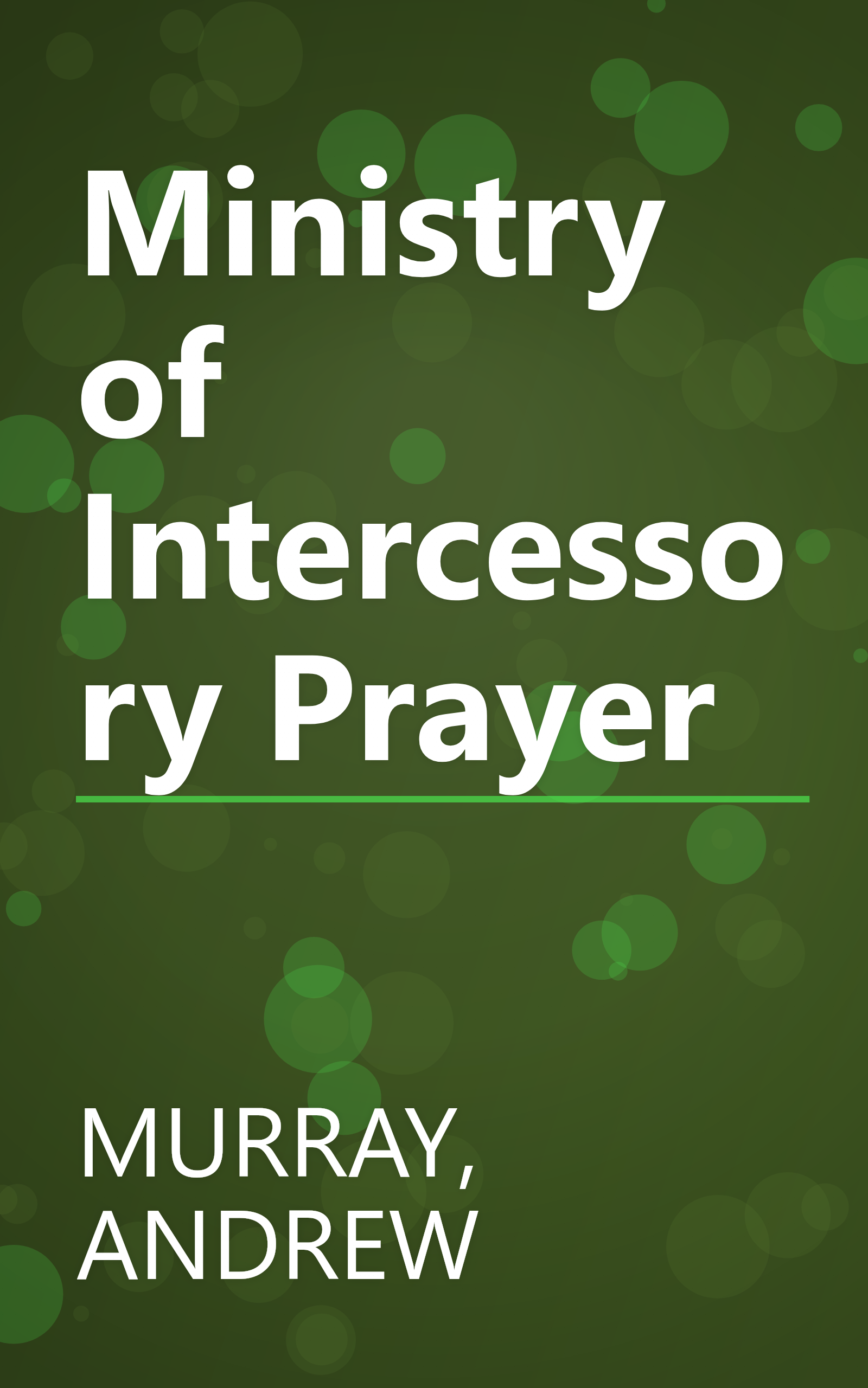 Ministry of Intercessory Prayer book cover