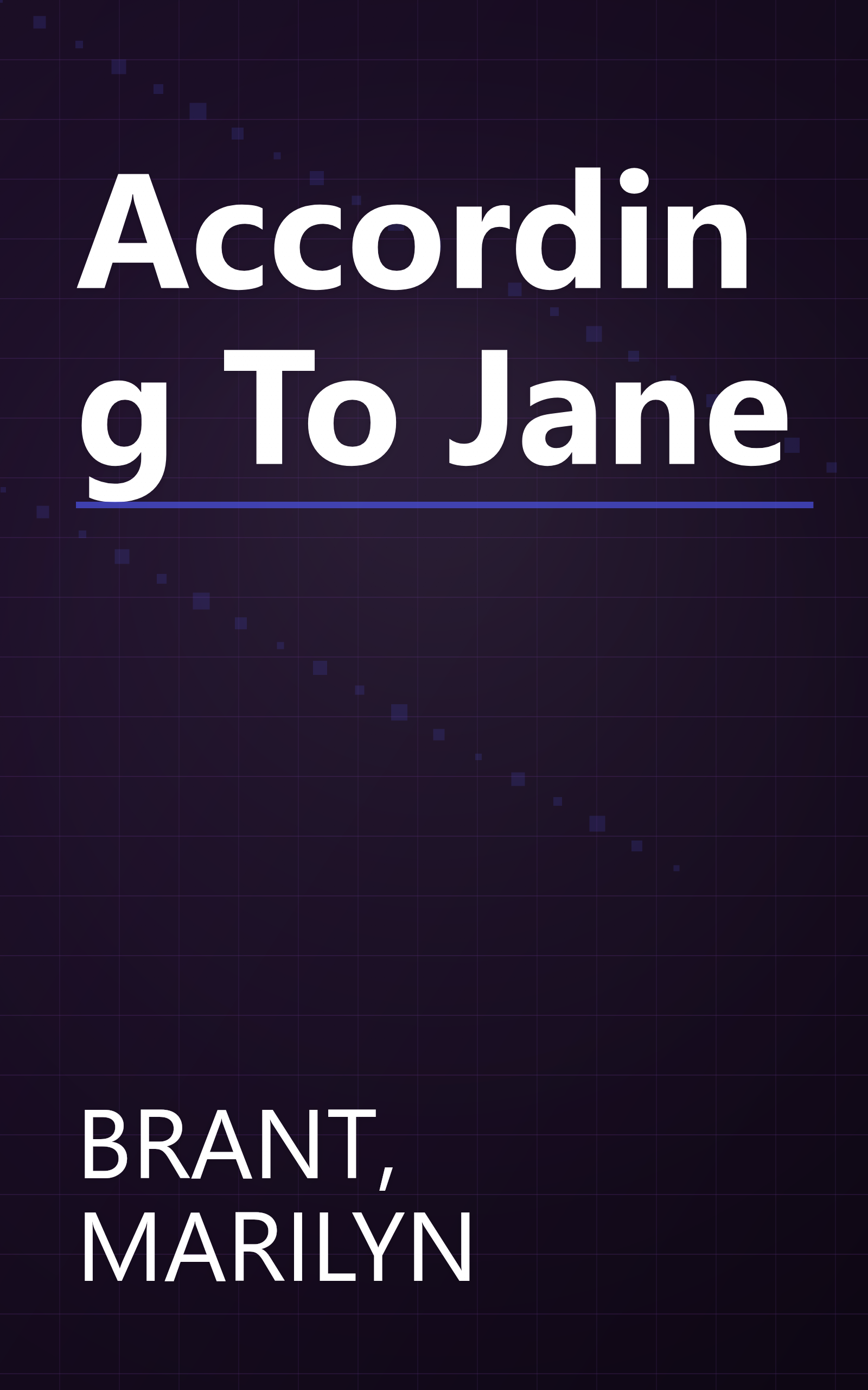 According To Jane book cover
