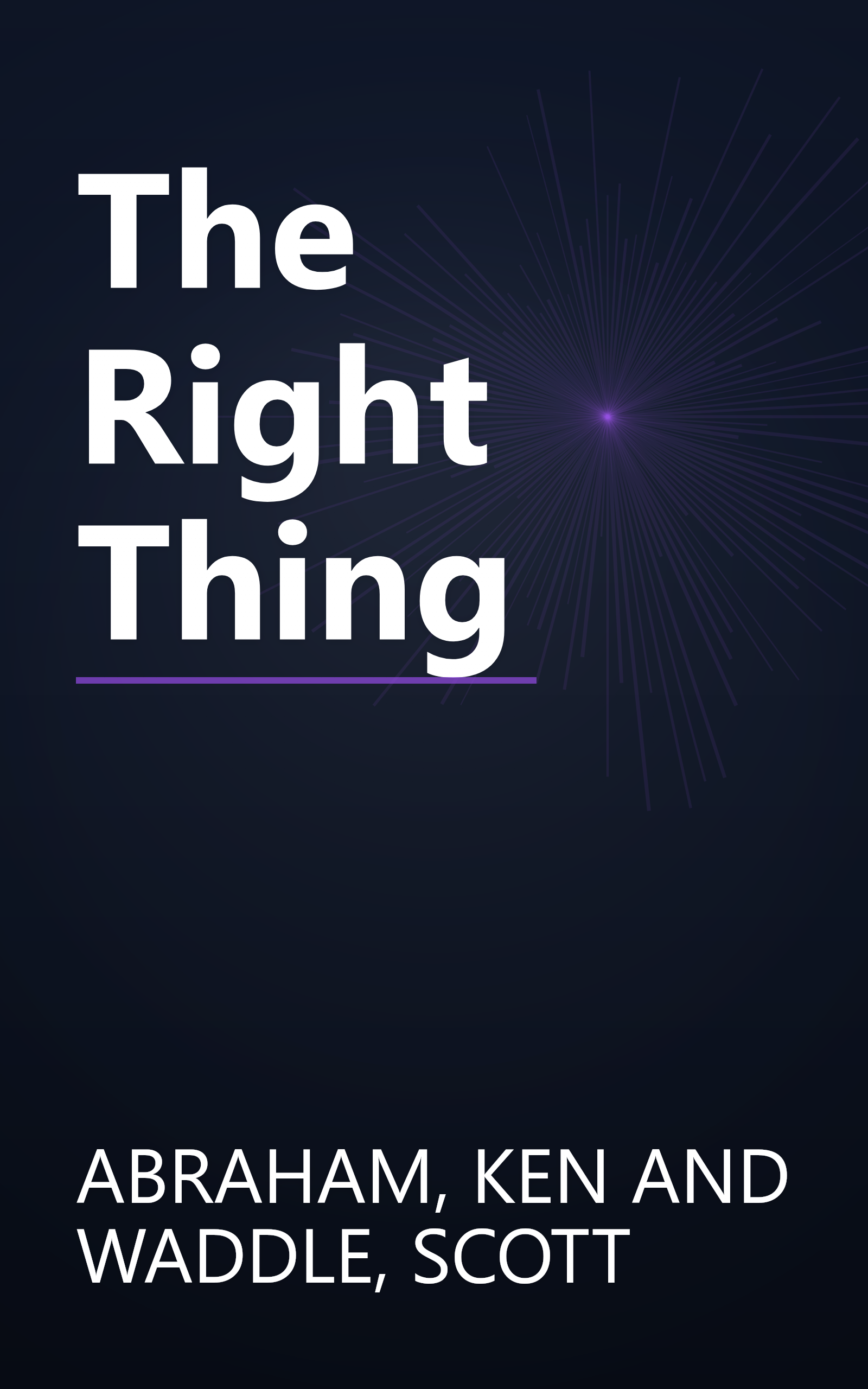 The Right Thing book cover
