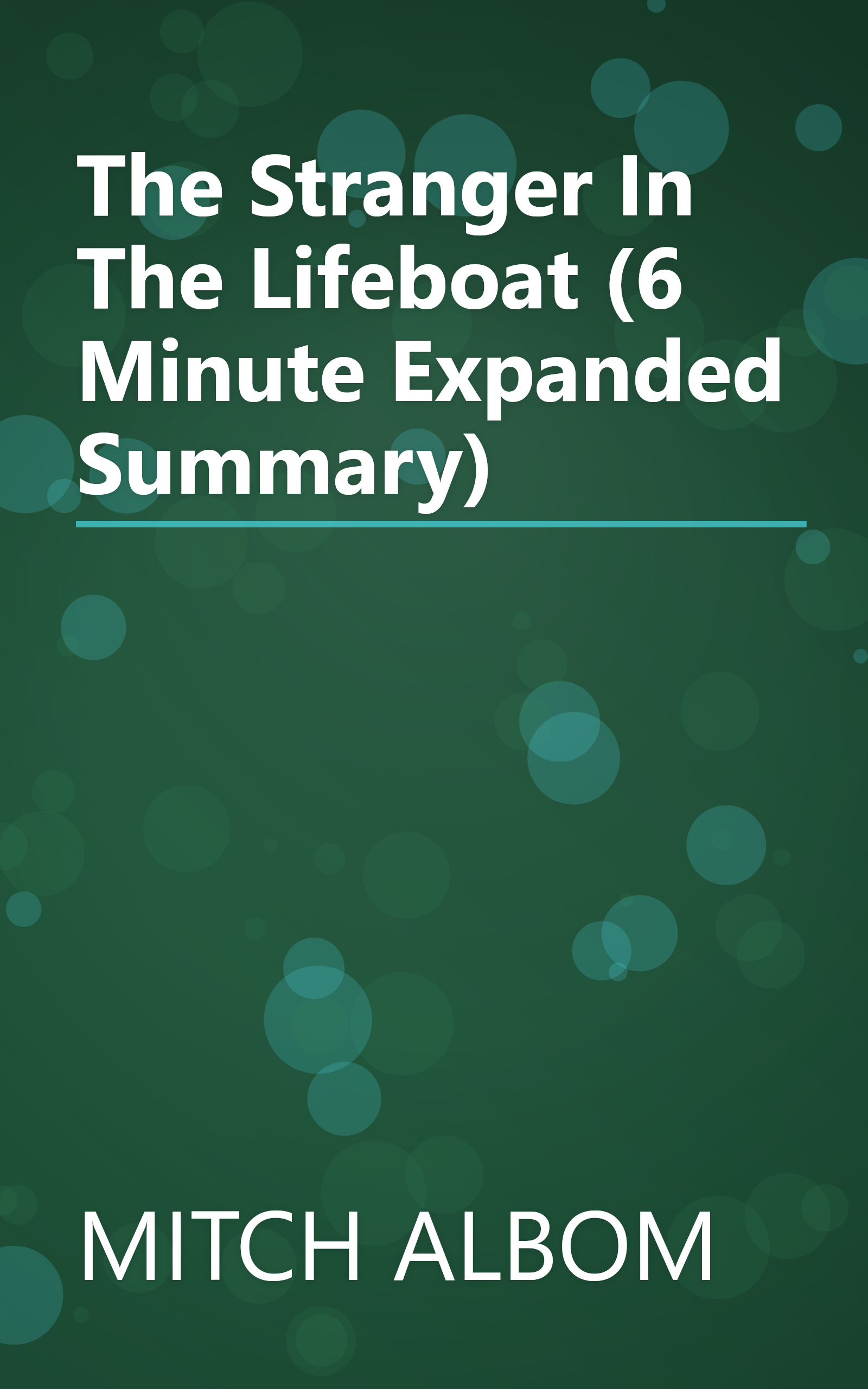 The Stranger In The Lifeboat (6 Minute   Expanded Summary) book cover