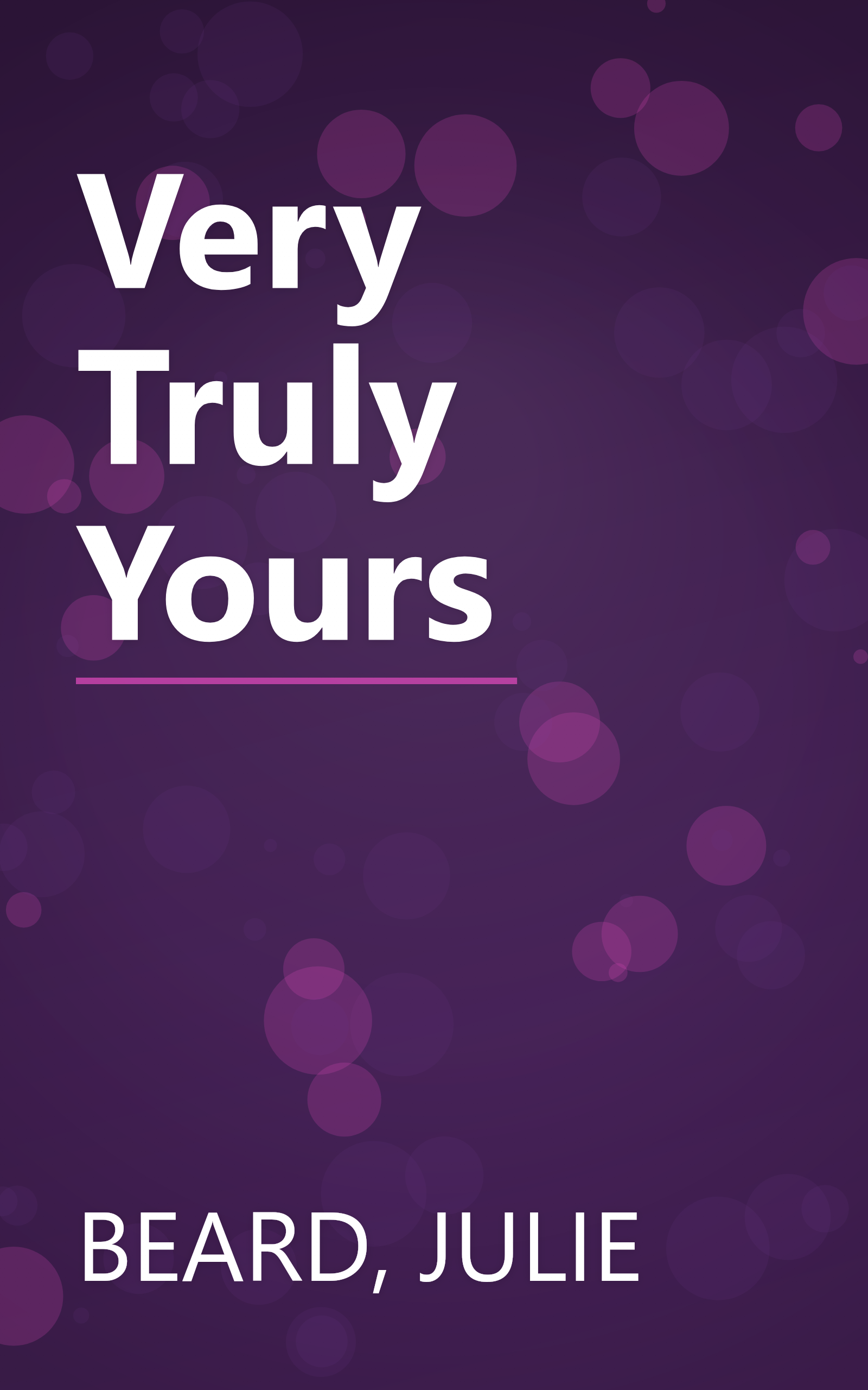 Very Truly Yours book cover