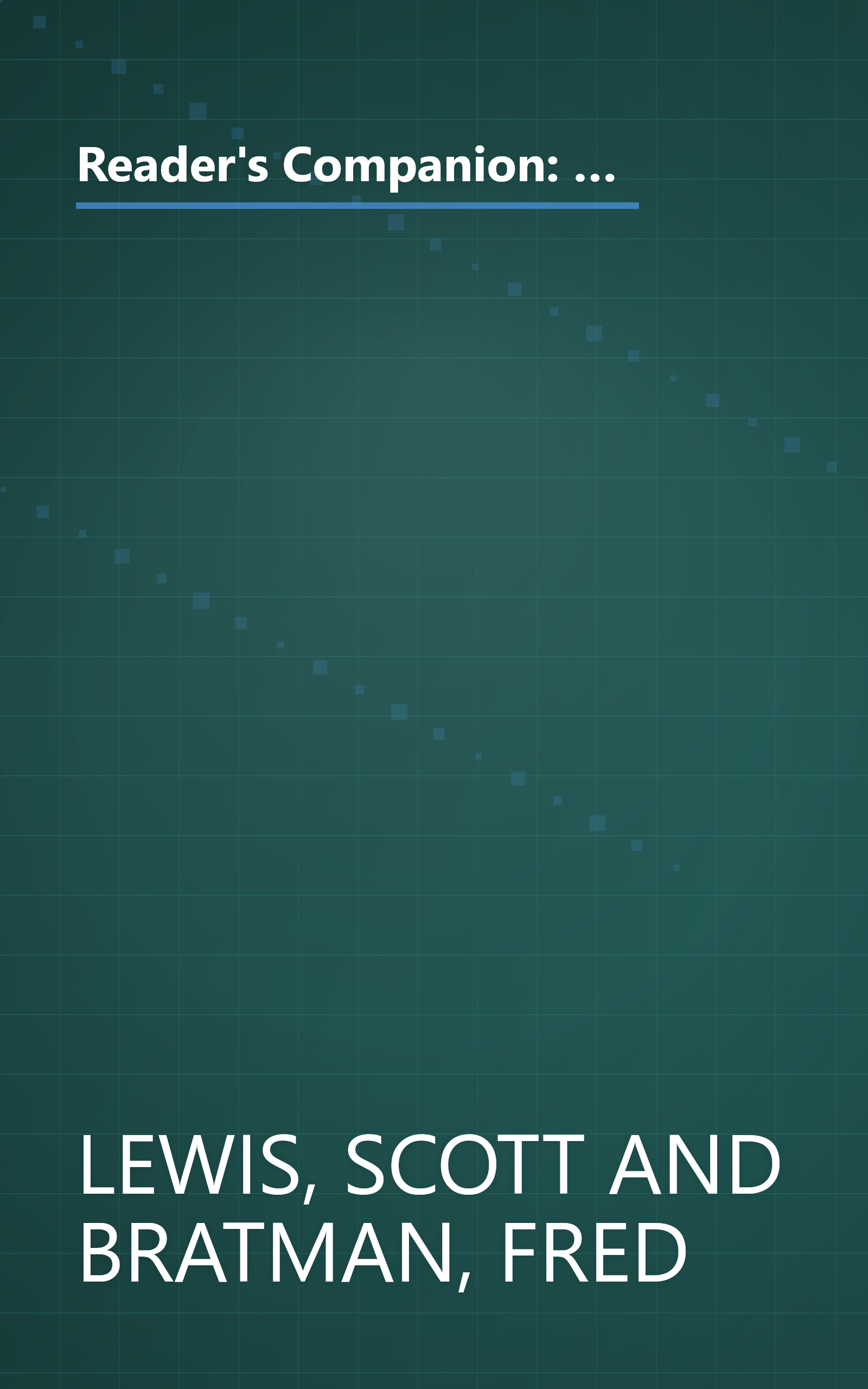 Reader's Companion: A Book Lover's Guide to the Most Important Books in Every Field of Knowledge as Chosen by the Experts book cover