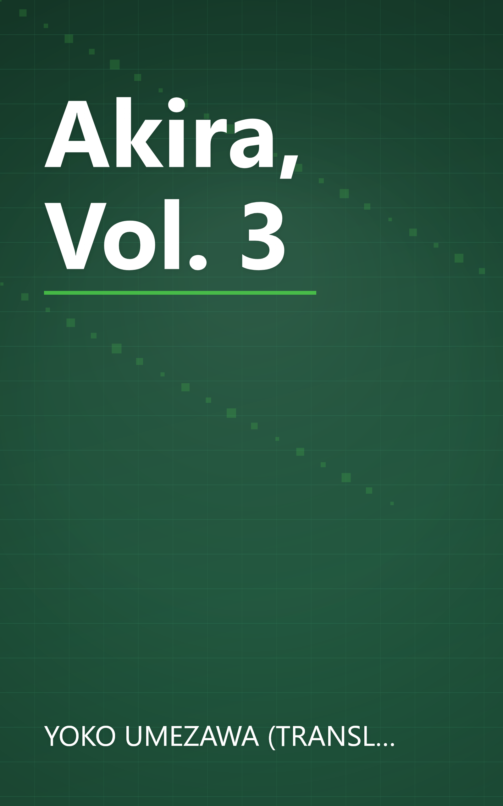 Akira, Vol. 3 book cover