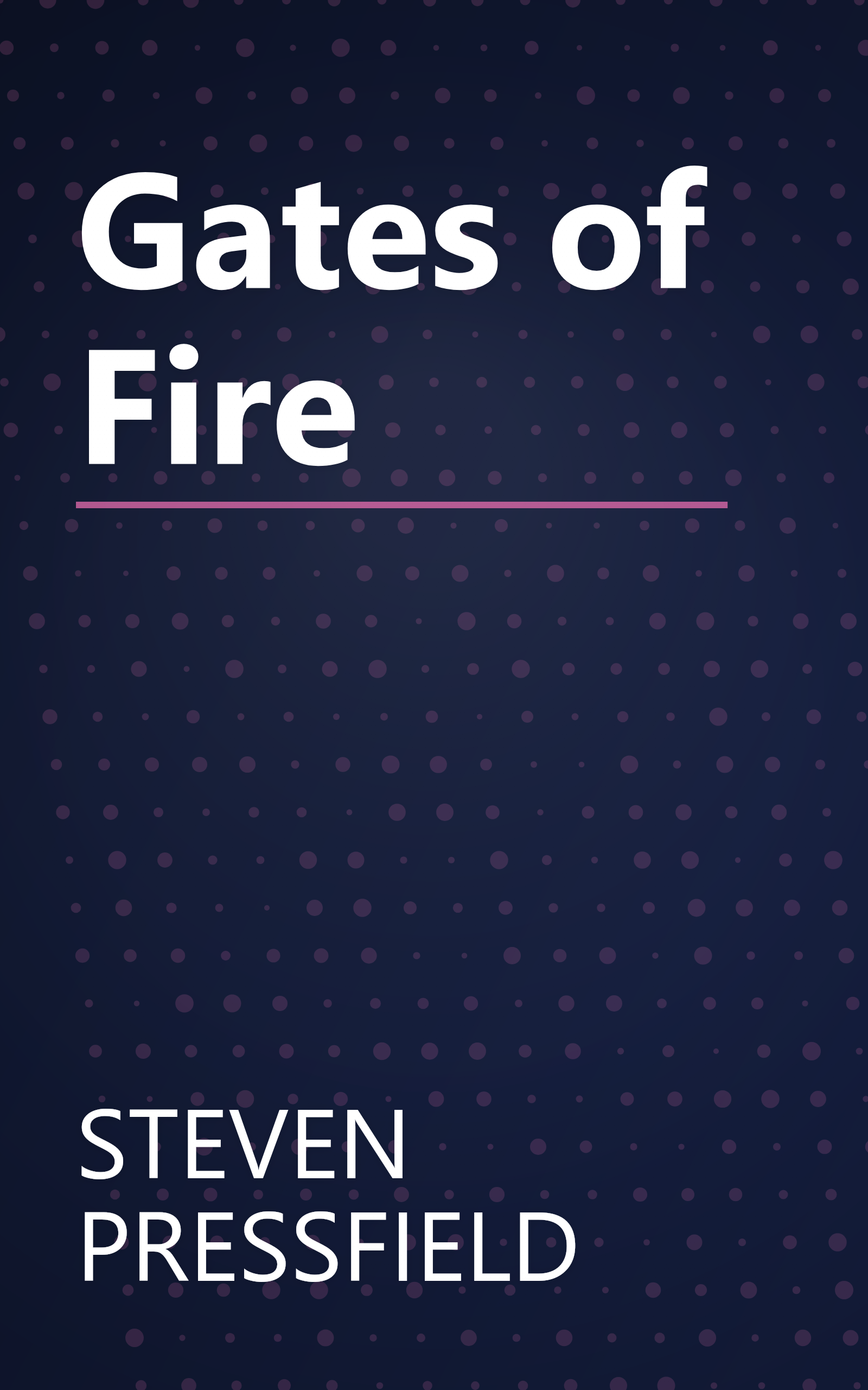 Gates of Fire book cover