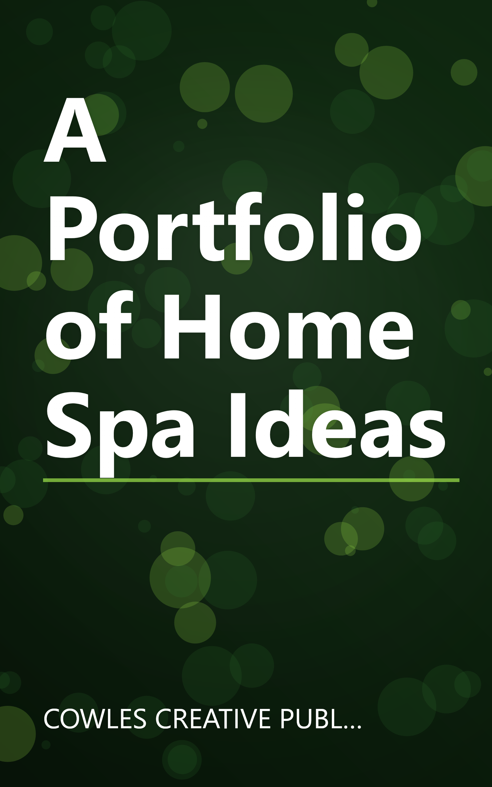 A Portfolio of Home Spa Ideas book cover