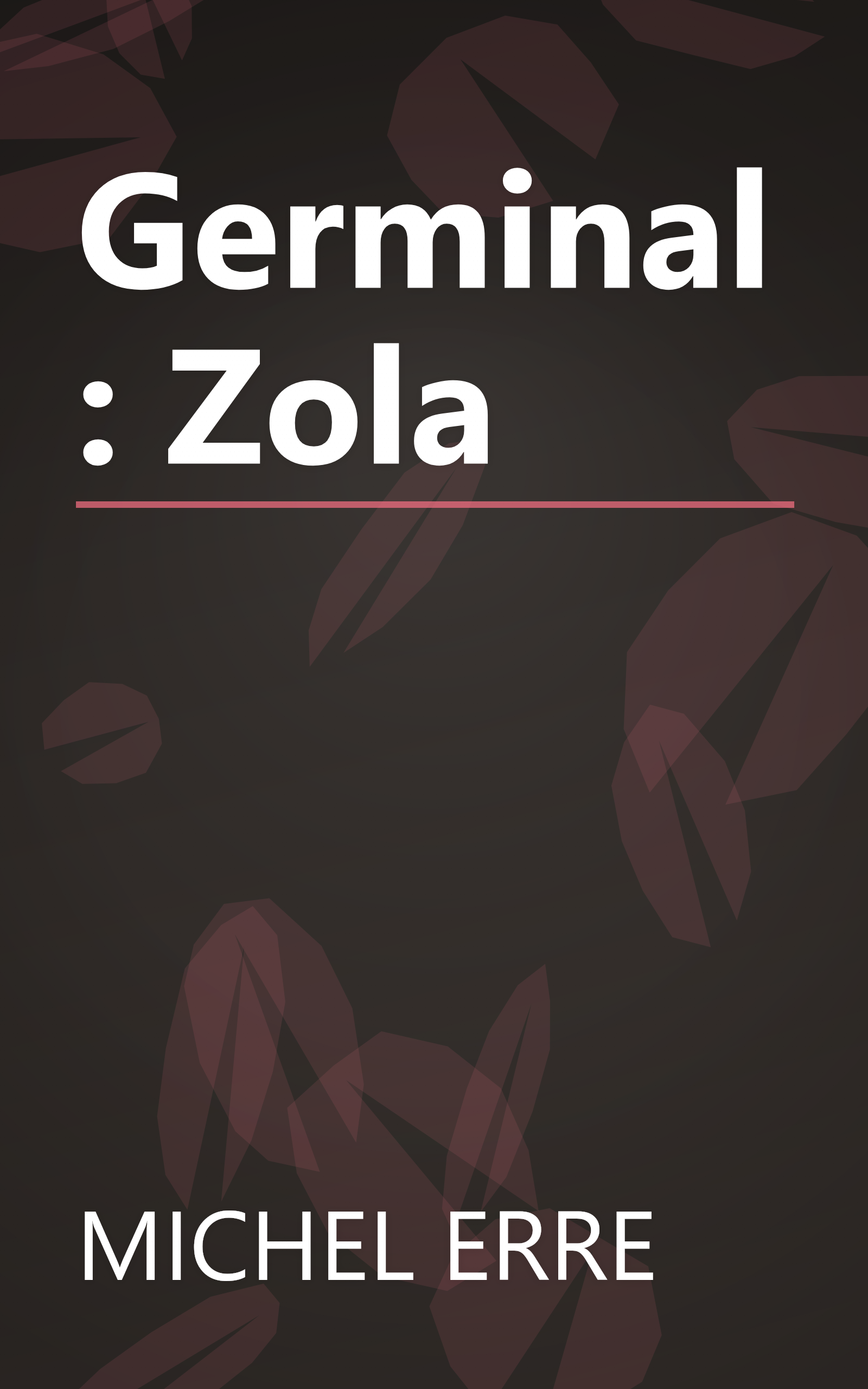 Germinal: Zola book cover