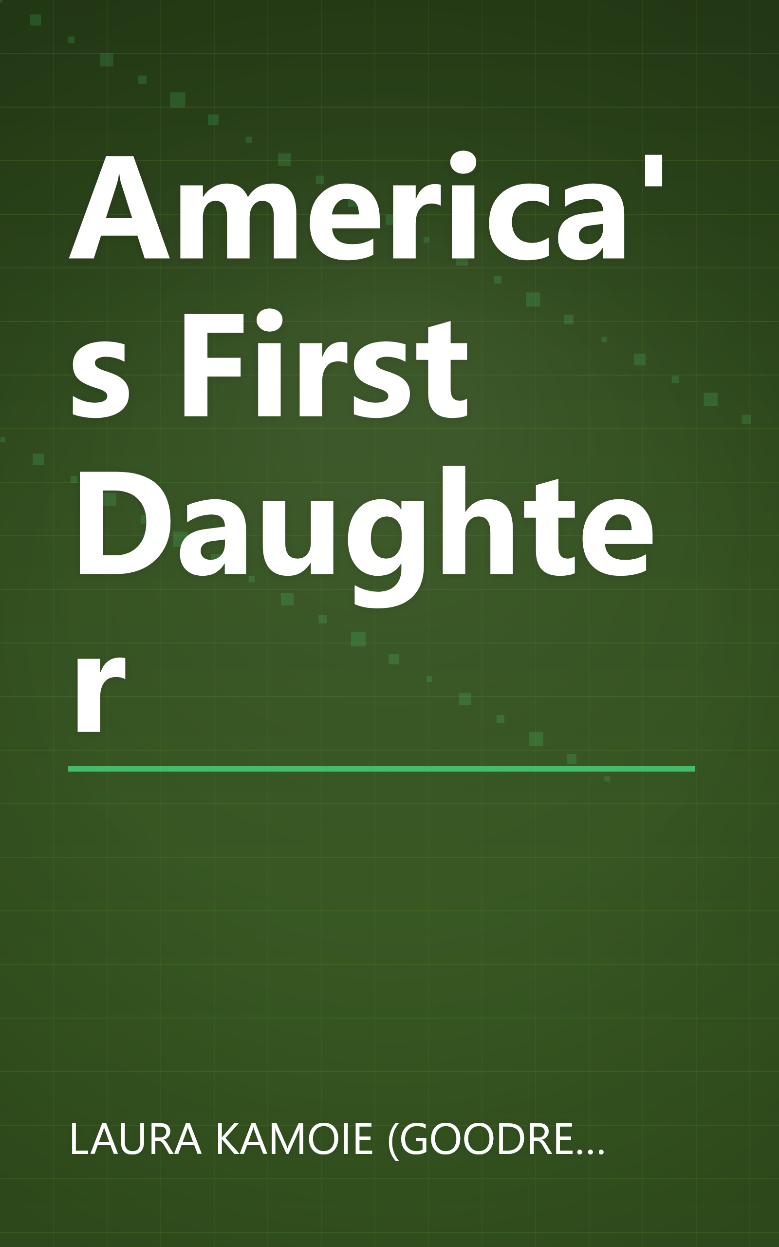America's First Daughter book cover