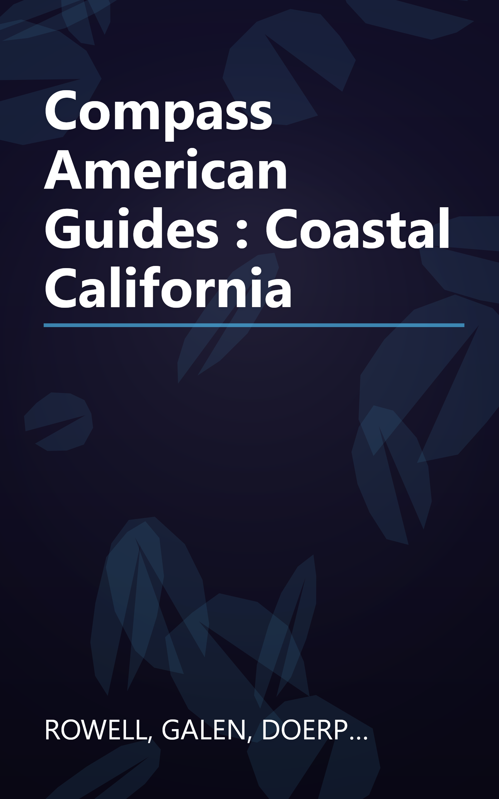 Compass American Guides : Coastal California book cover