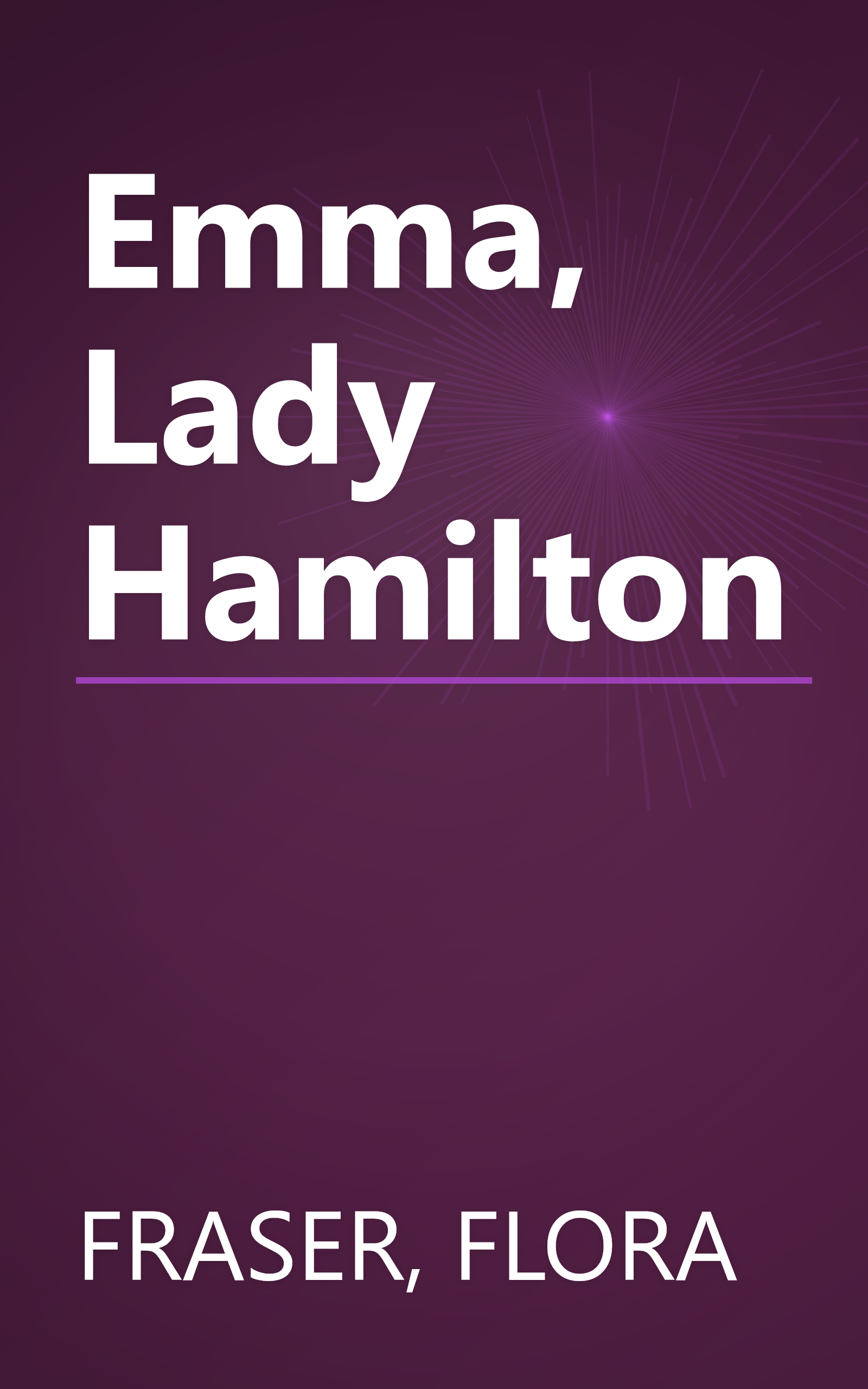 Emma, Lady Hamilton book cover