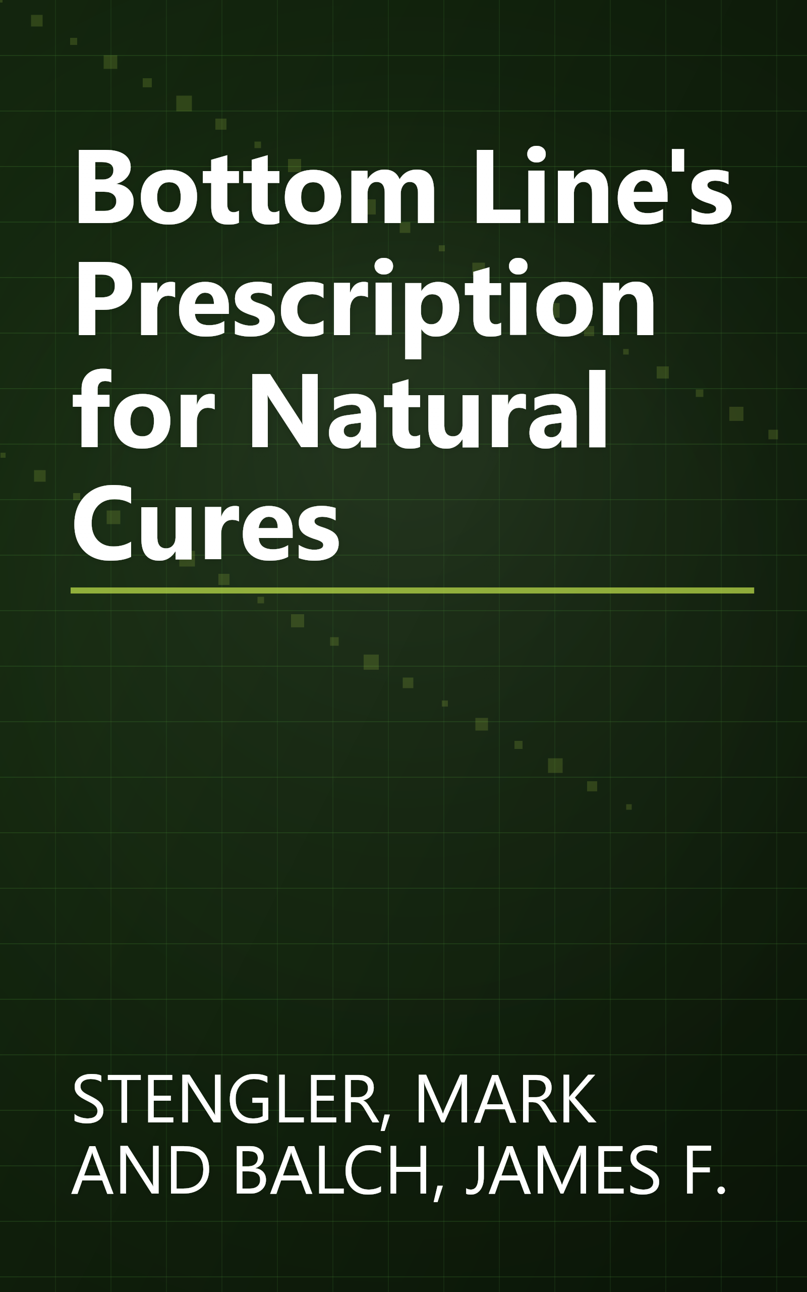 Bottom Line's Prescription for Natural Cures book cover
