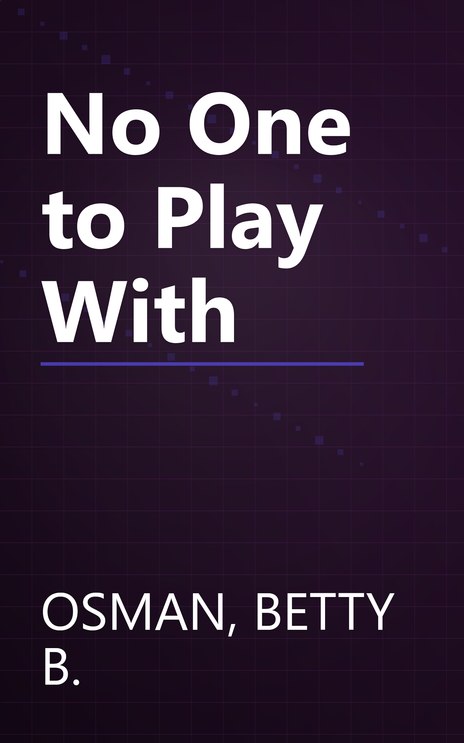 No One to Play With book cover