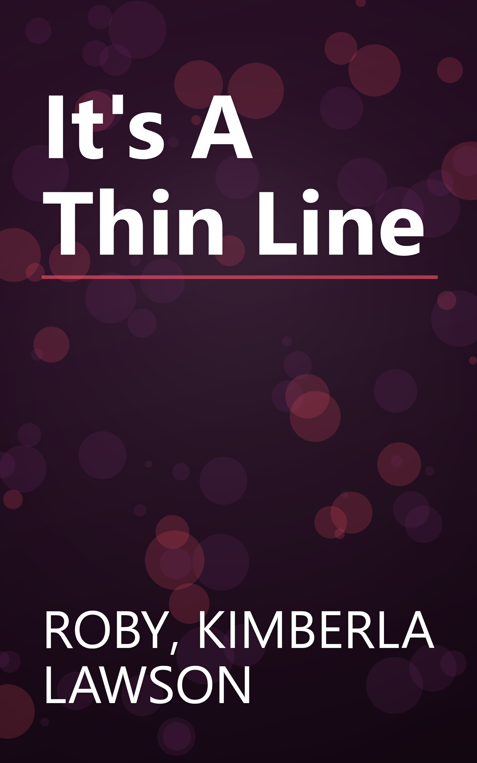It's A Thin Line book cover