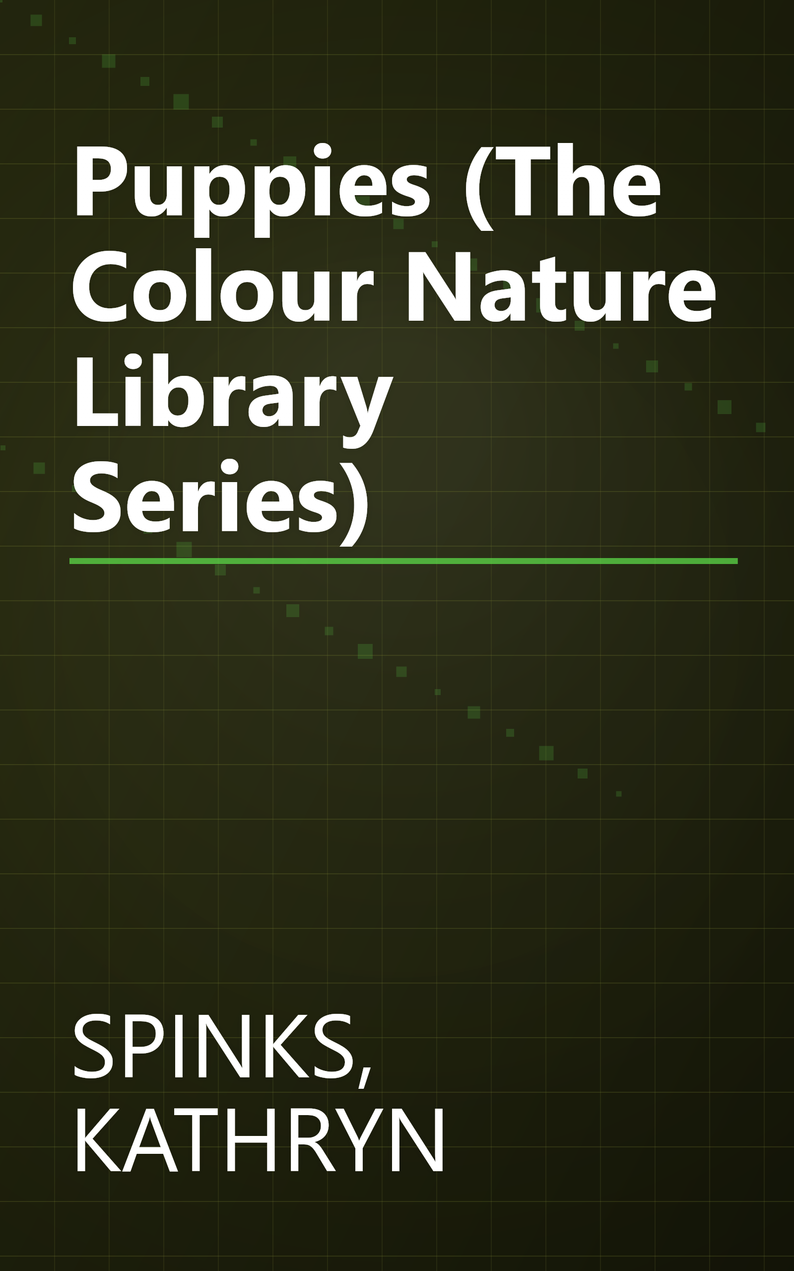 Puppies (The Colour Nature Library Series) book cover