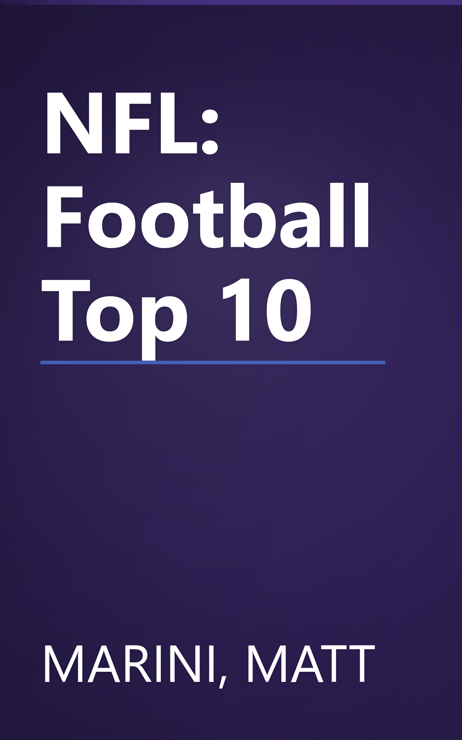 NFL: Football Top 10 book cover