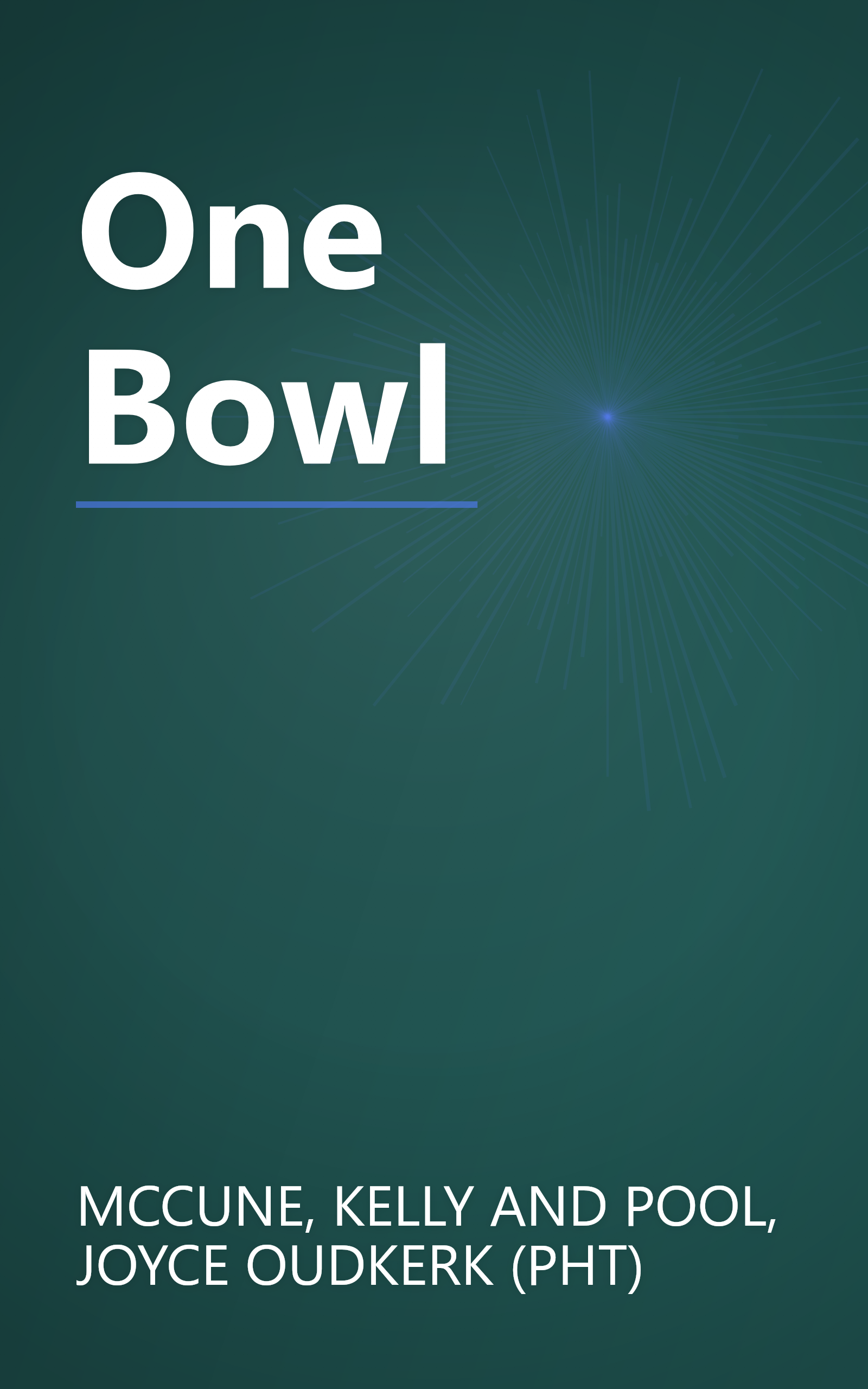 One Bowl book cover