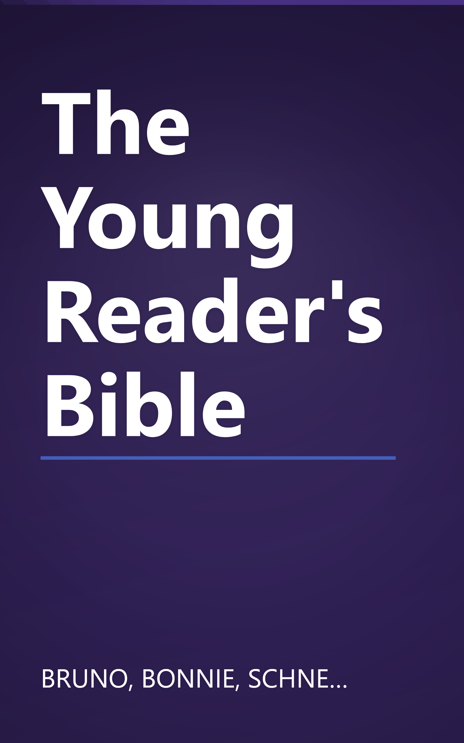 The Young Reader's Bible book cover