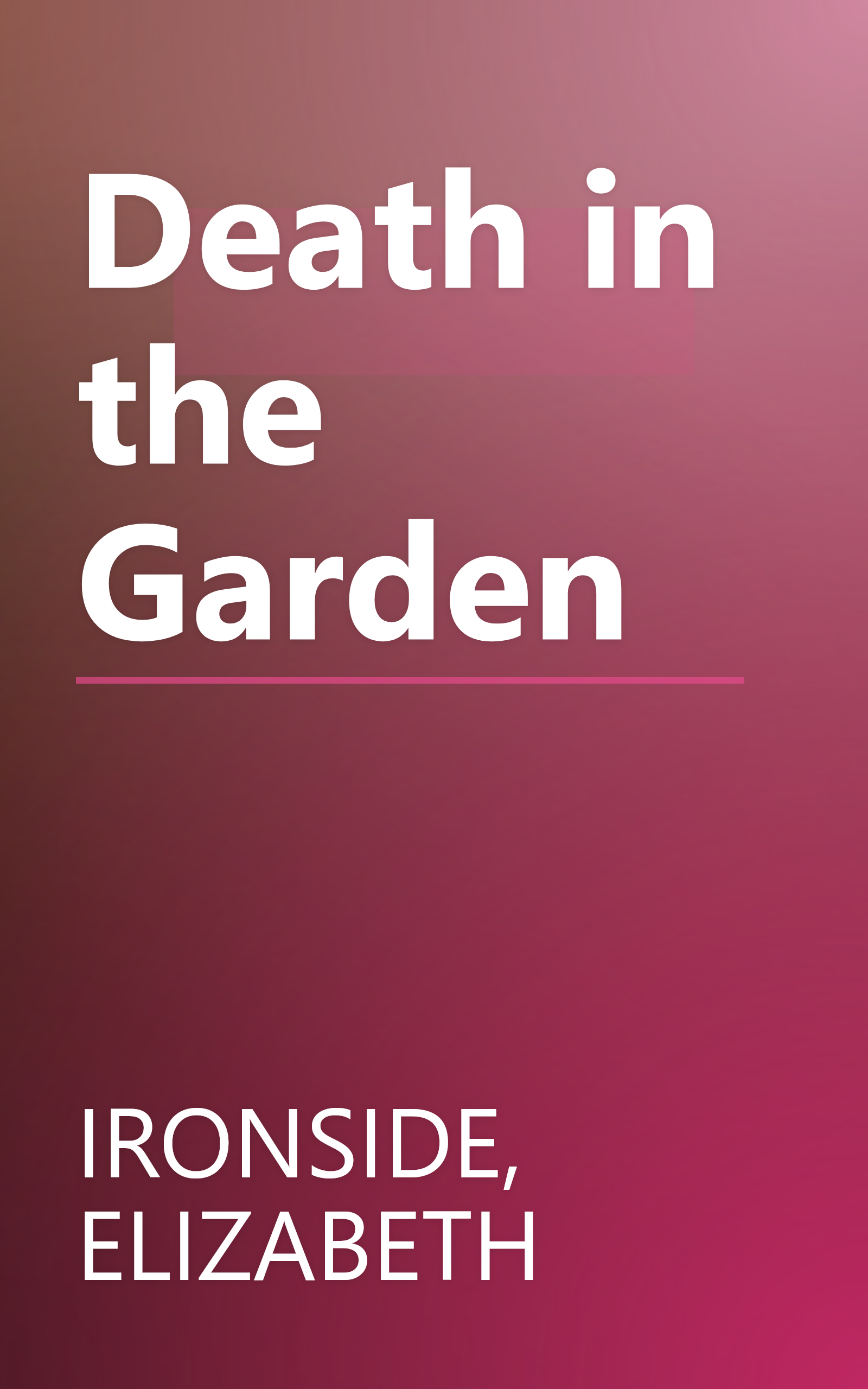 Death in the Garden book cover