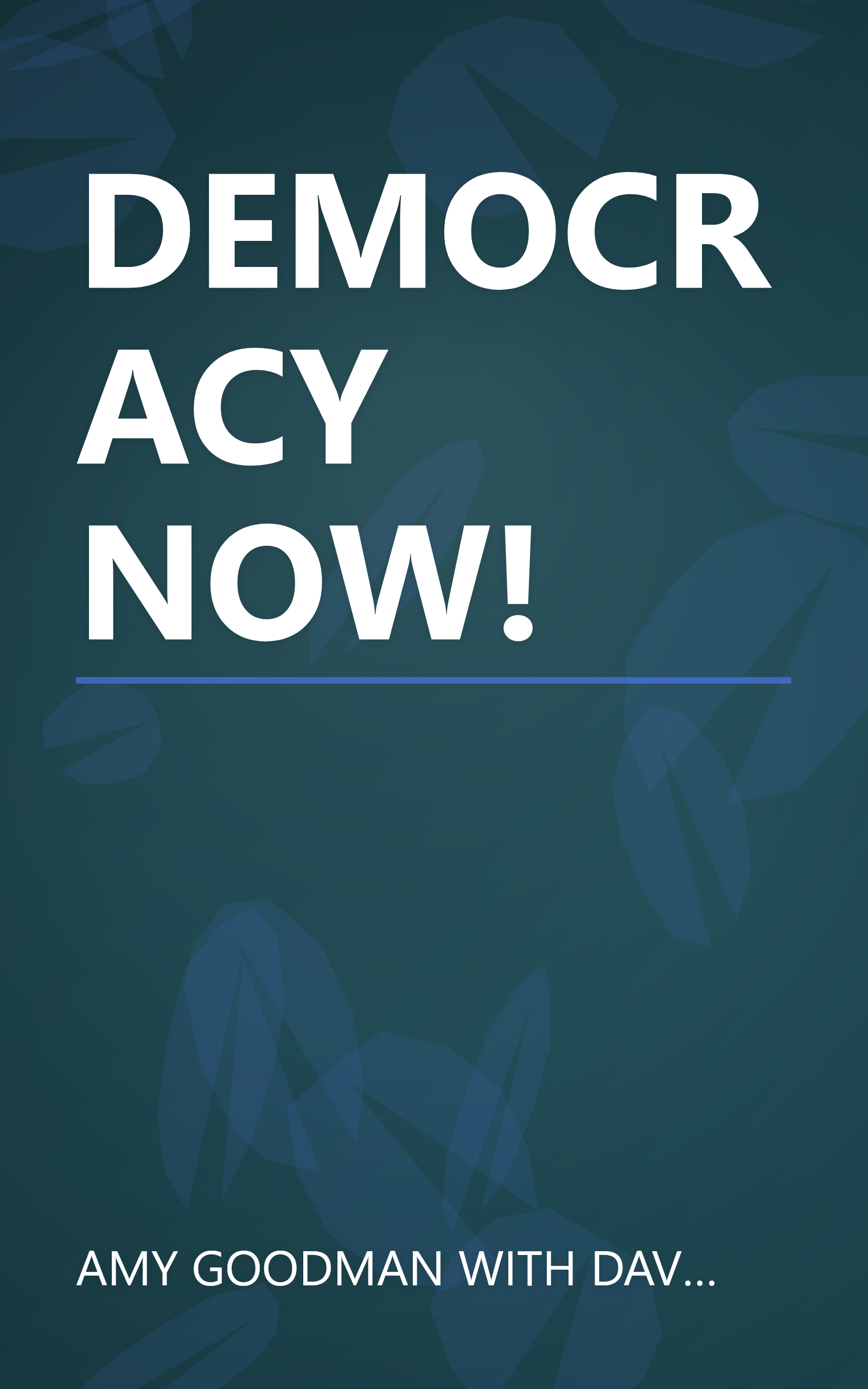 DEMOCRACY NOW! book cover