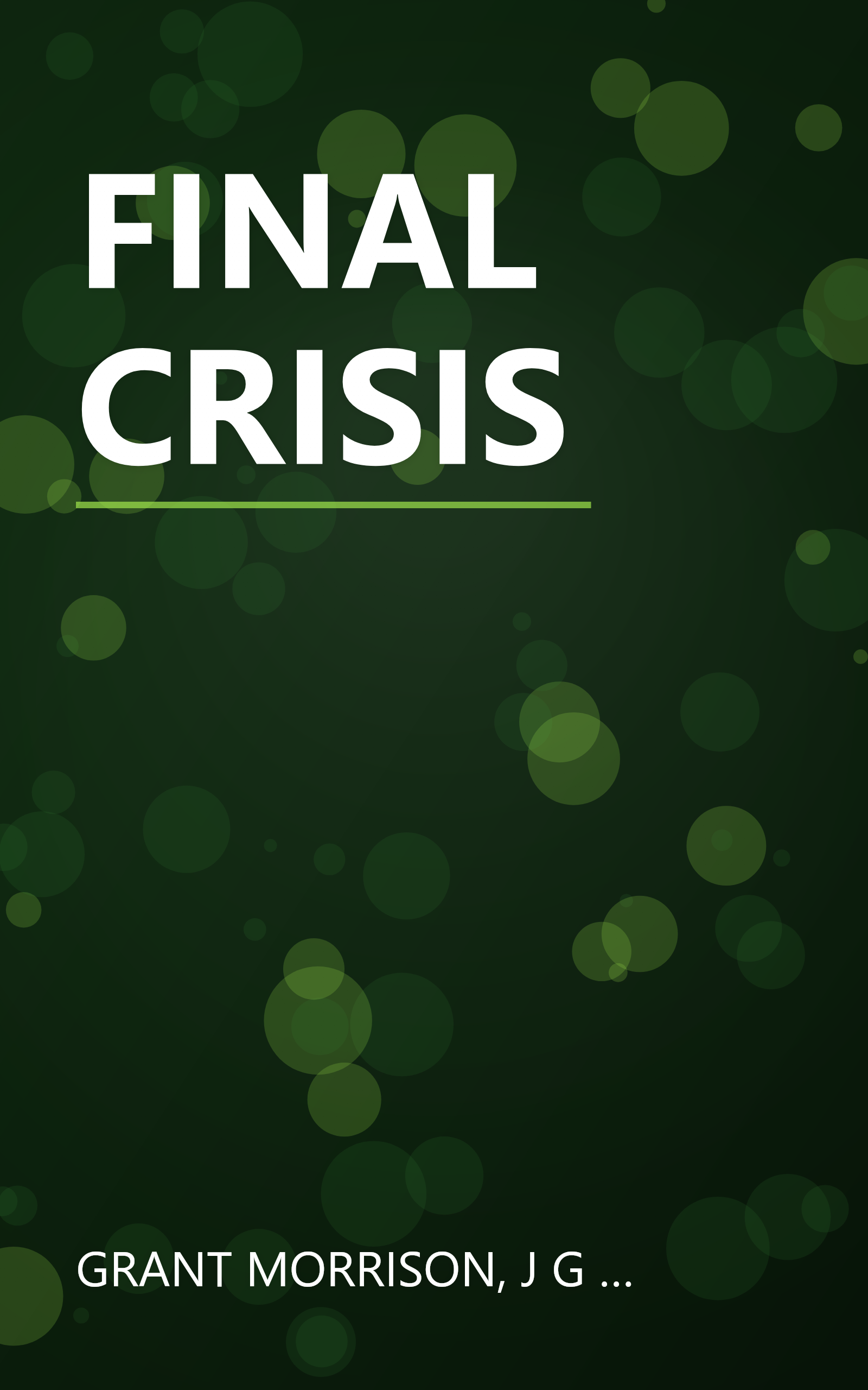 FINAL CRISIS book cover