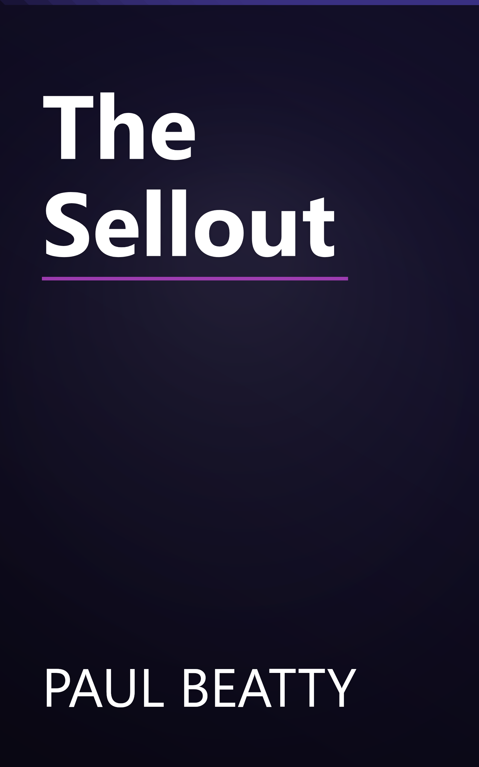 The Sellout book cover