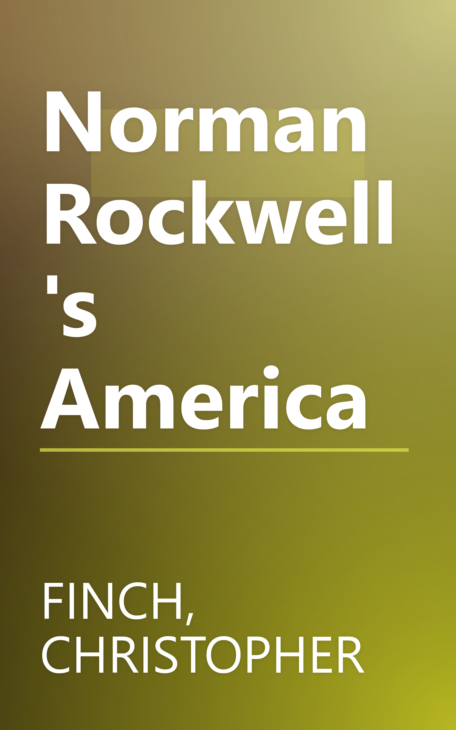 Norman Rockwell's America book cover