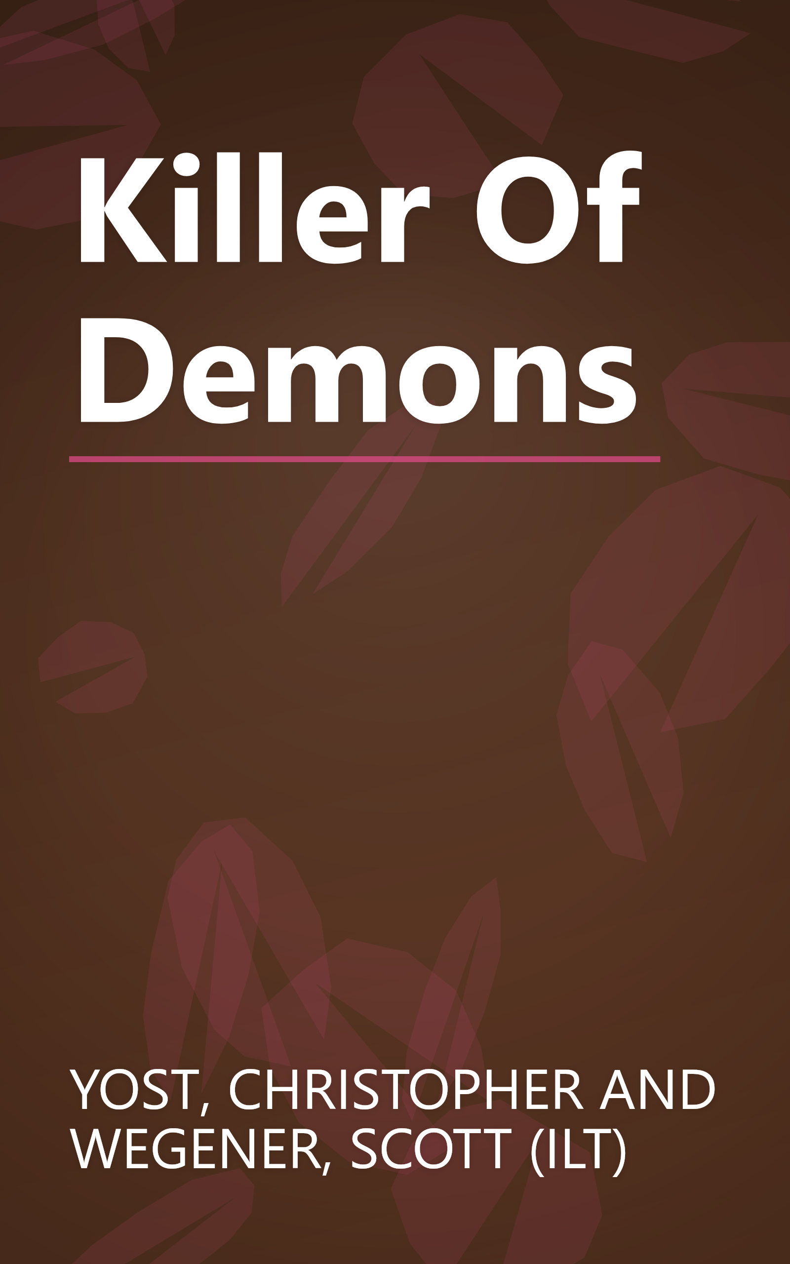 Killer Of Demons book cover