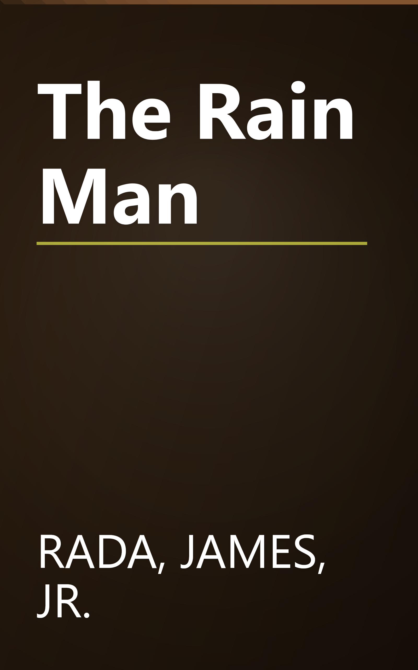 The Rain Man book cover