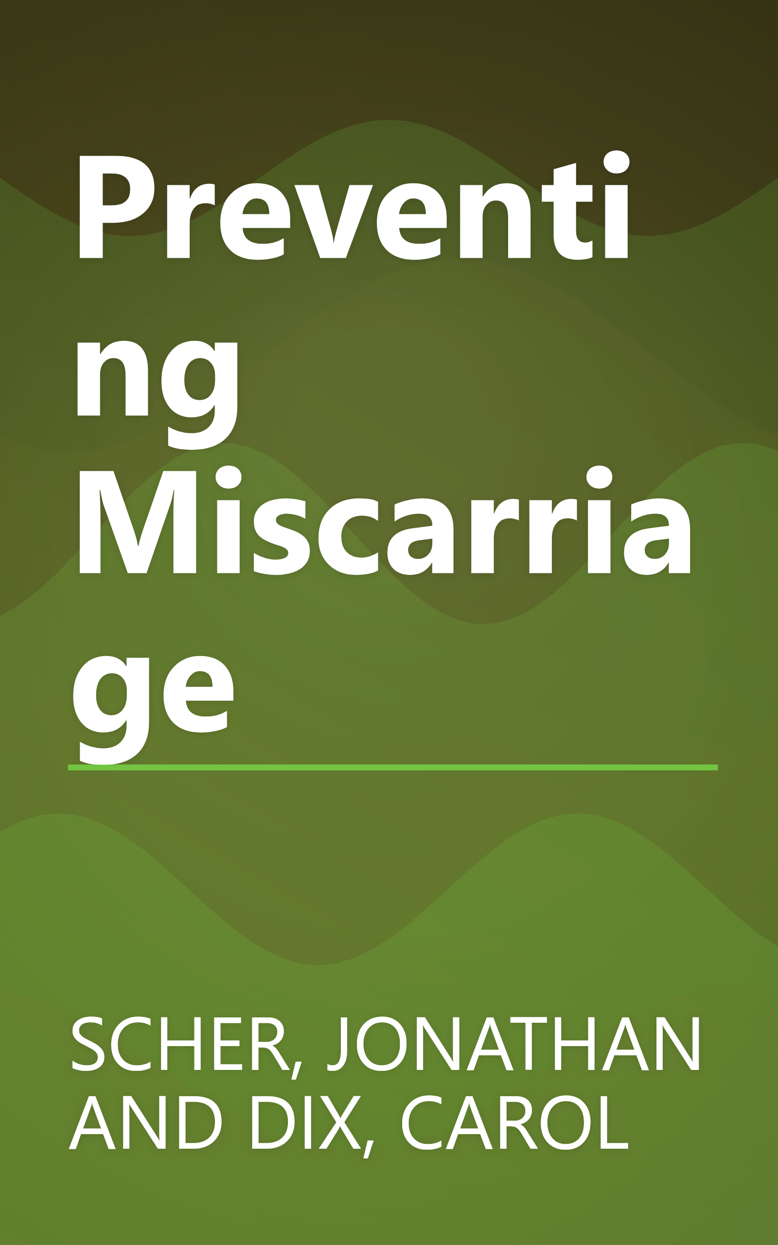 Preventing Miscarriage book cover